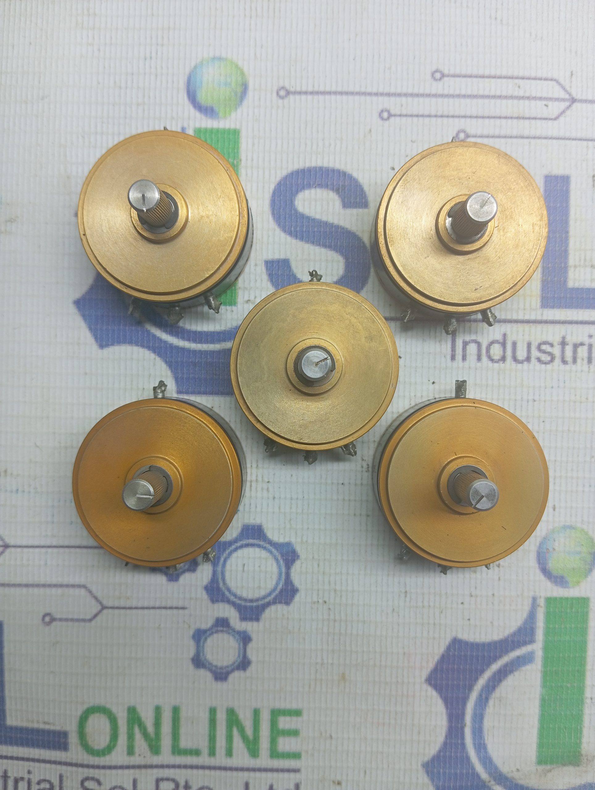 Megatron P15P32 4K7 Precision Potentiometer 4.7K Ohm P15P32-4K7 Golden ...