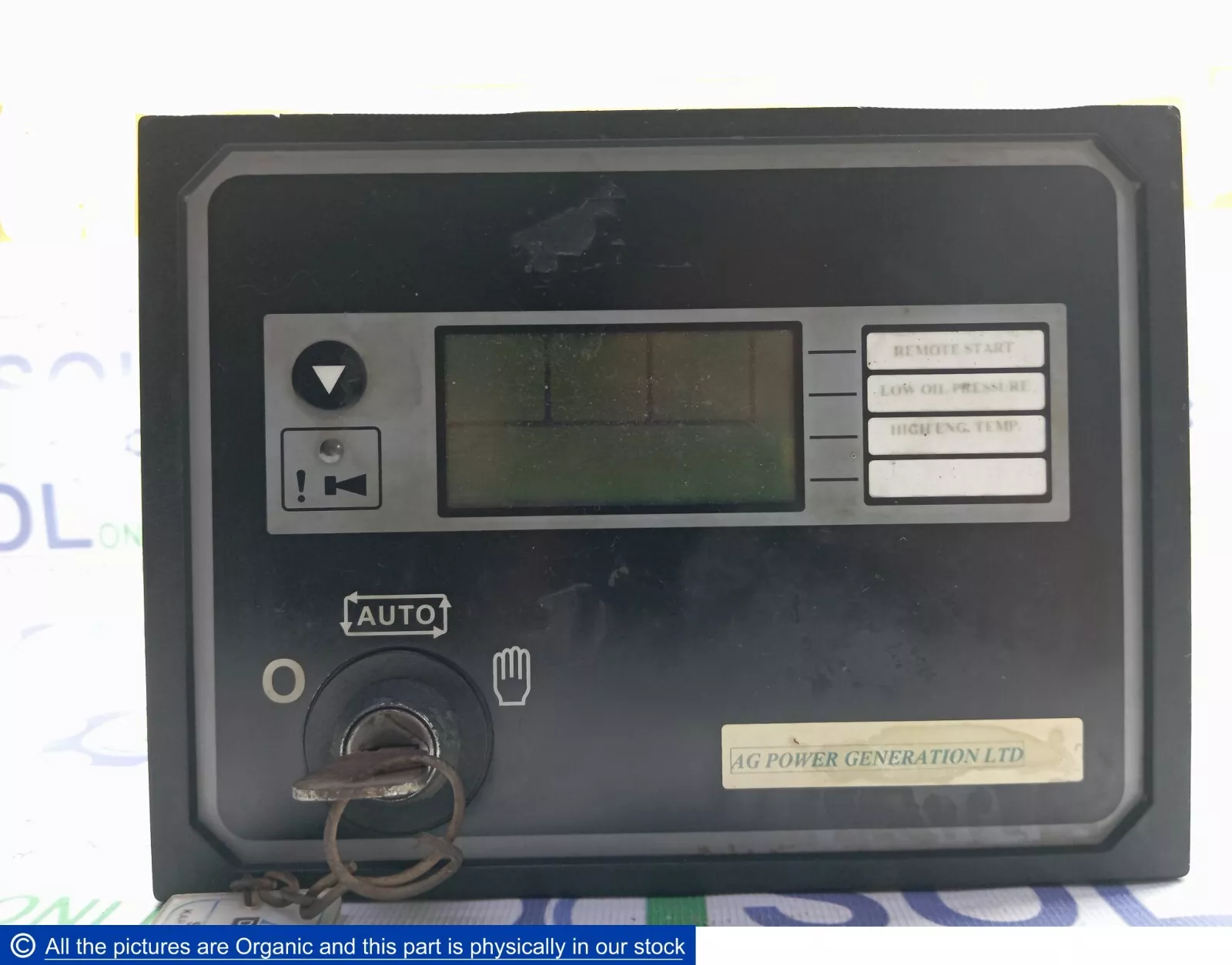 AG Power Generation 560 Remote Start Control Unit Key Switch V1.8 ...