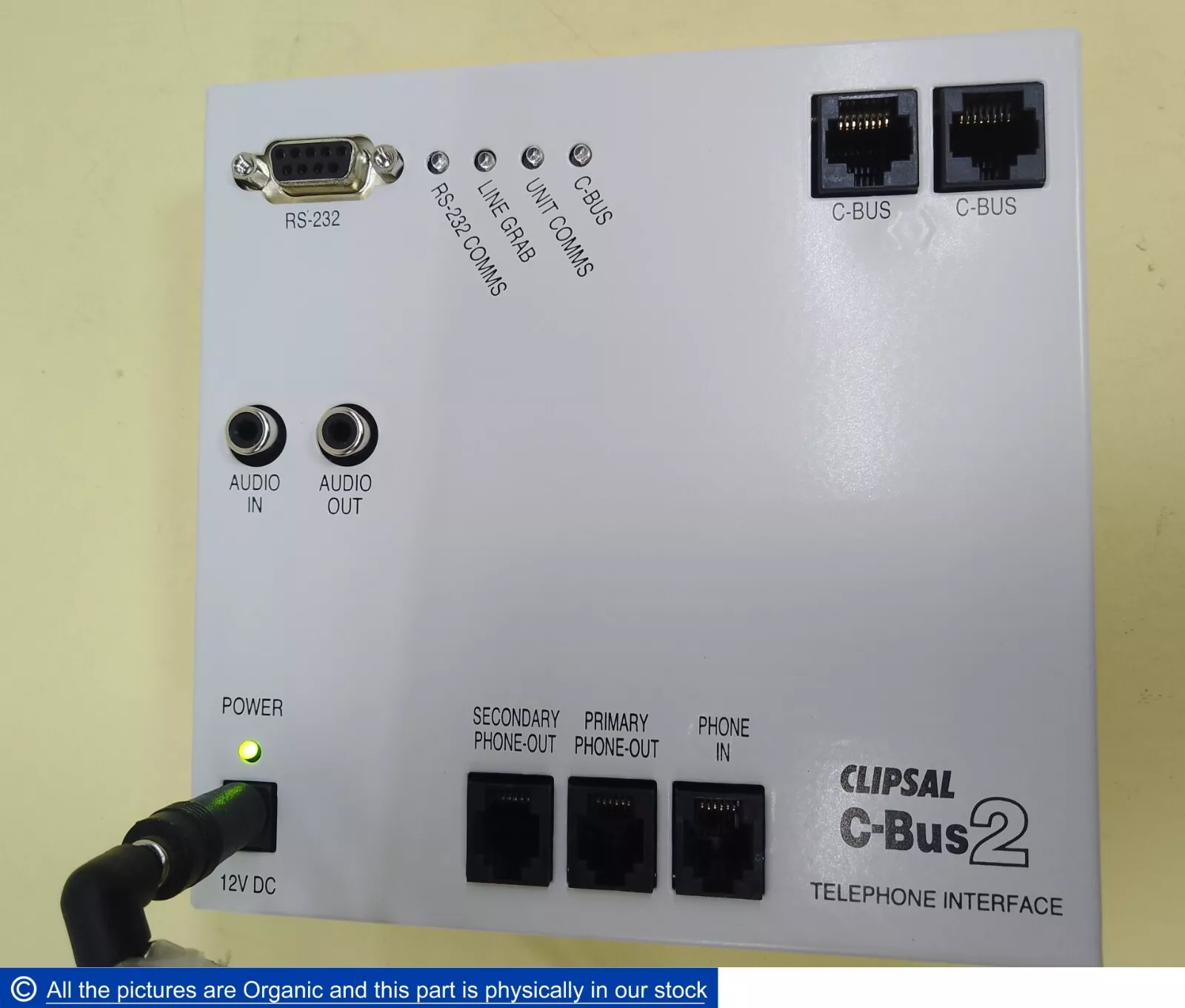 Clipsal E5100TAU-322 82039 28103 C-Bus Telephone Interface 5100T C-Bus2 ...