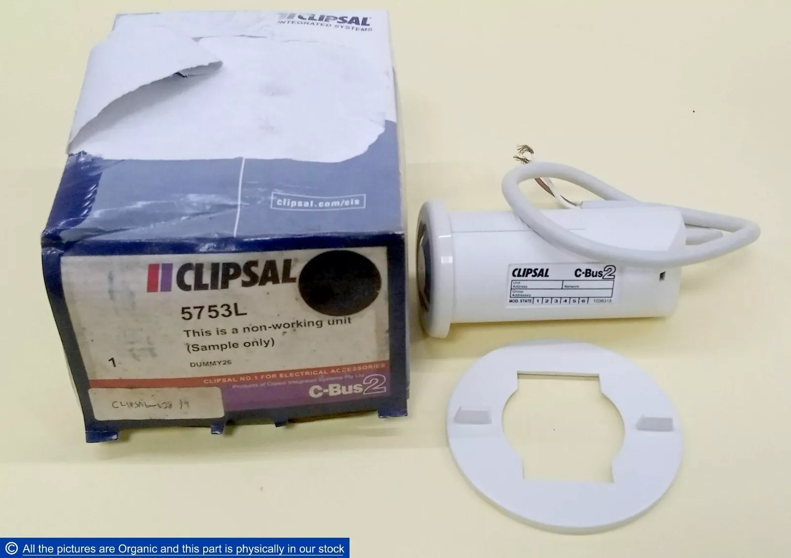 Clipsal 5753L C-Bus PIR Occupancy Sensor 360 Deg DUMMY26 Non Working ...