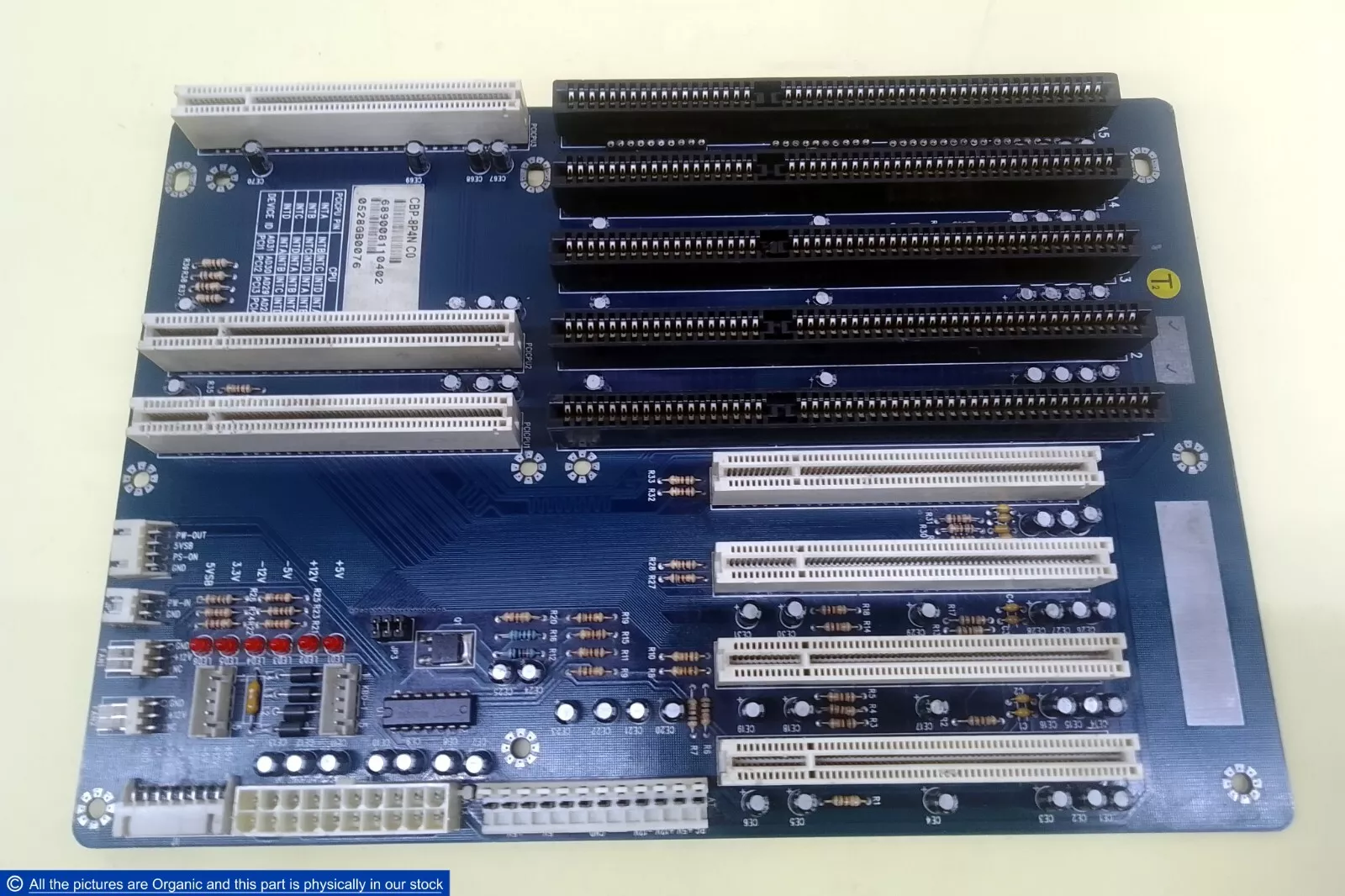 Commell CBP-8P4N C0 9-Slot Backplane PCI 4x PICMG 3X ISA 2x For ...