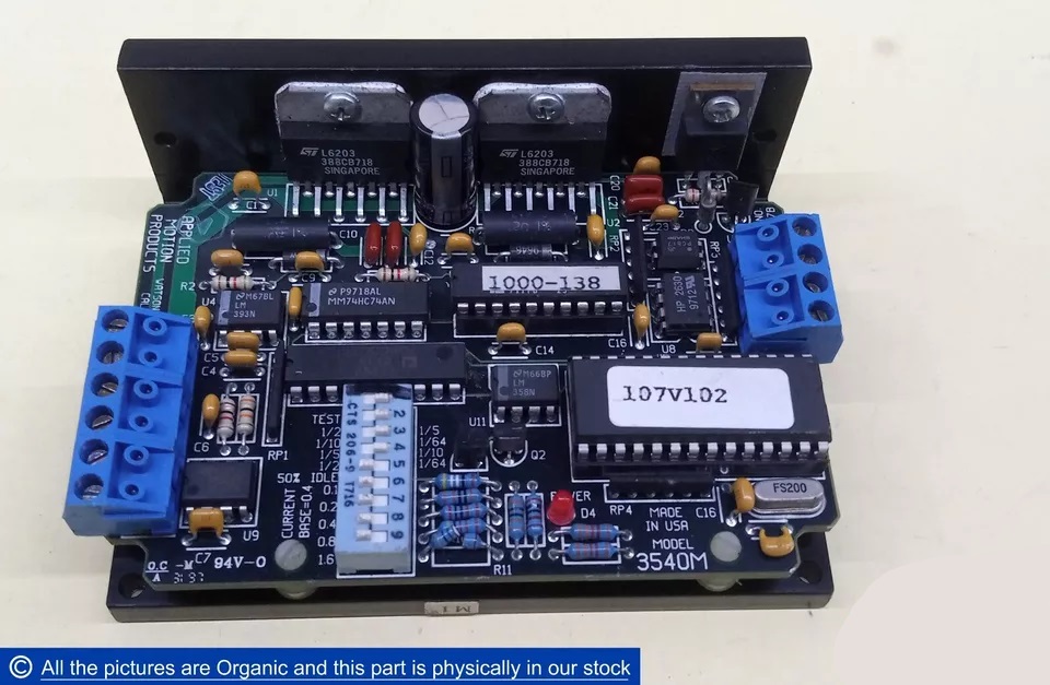 Applied Motion 3540M Amplifier For Stepper Motor Drive PCB No 1000-107B ...