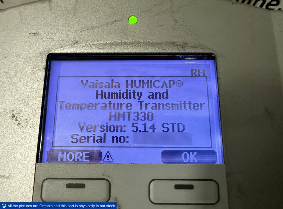 Vaisala HMT338 HUMICAP Humidity & Temperature Transmitter HMT330 Ver 5.14 STD - Industrial SOL ...