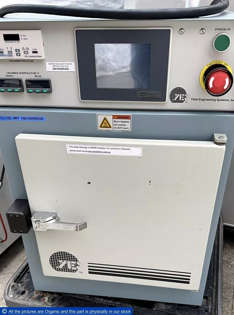 YES Yield Engineering YES-3TAE HMDS Vacuum Cure / Vapor Prime System ...