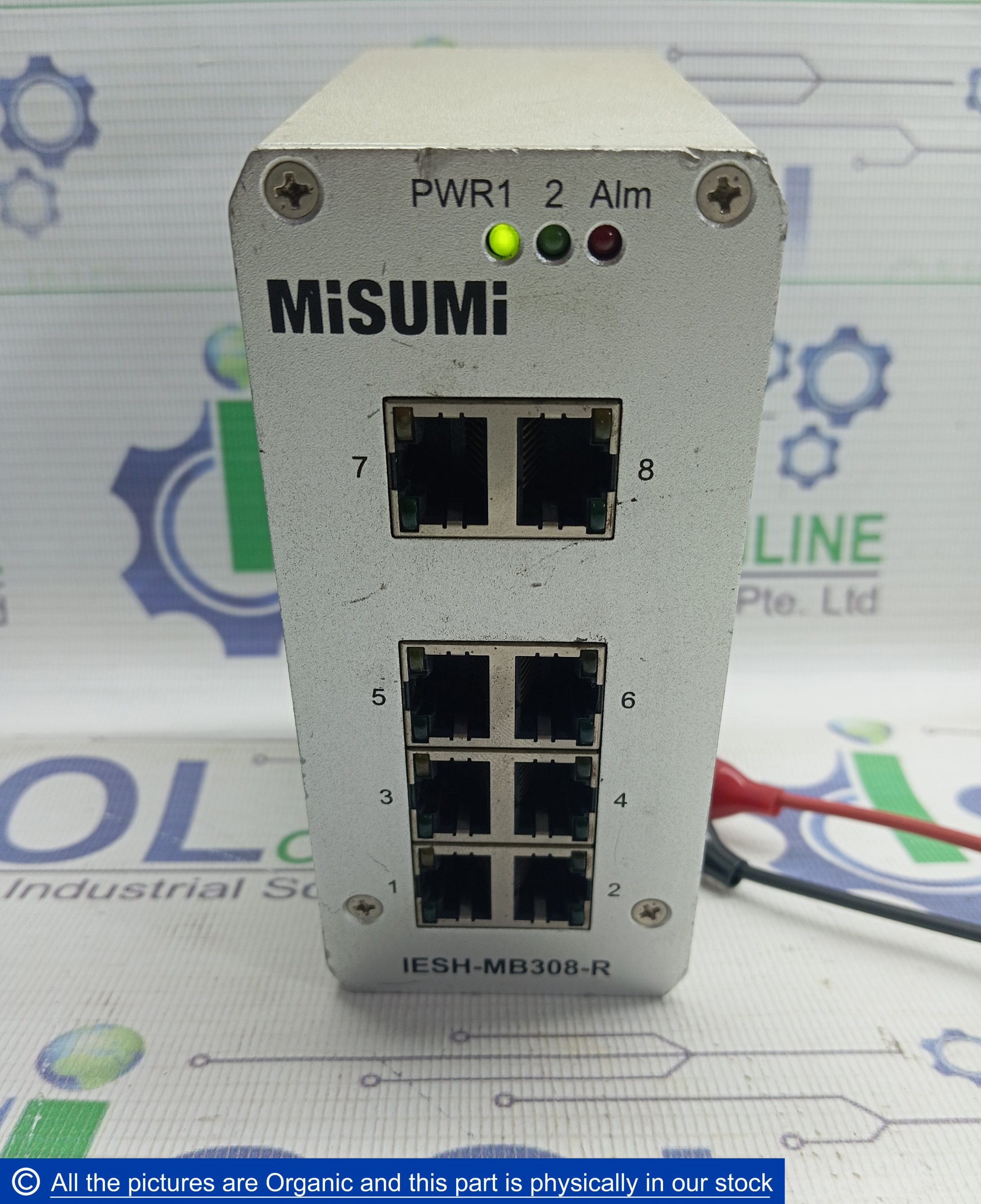 MiSUMi IESH-MB308-R HW Version 3.0 8-Port Industrial Ethernet Switch ...