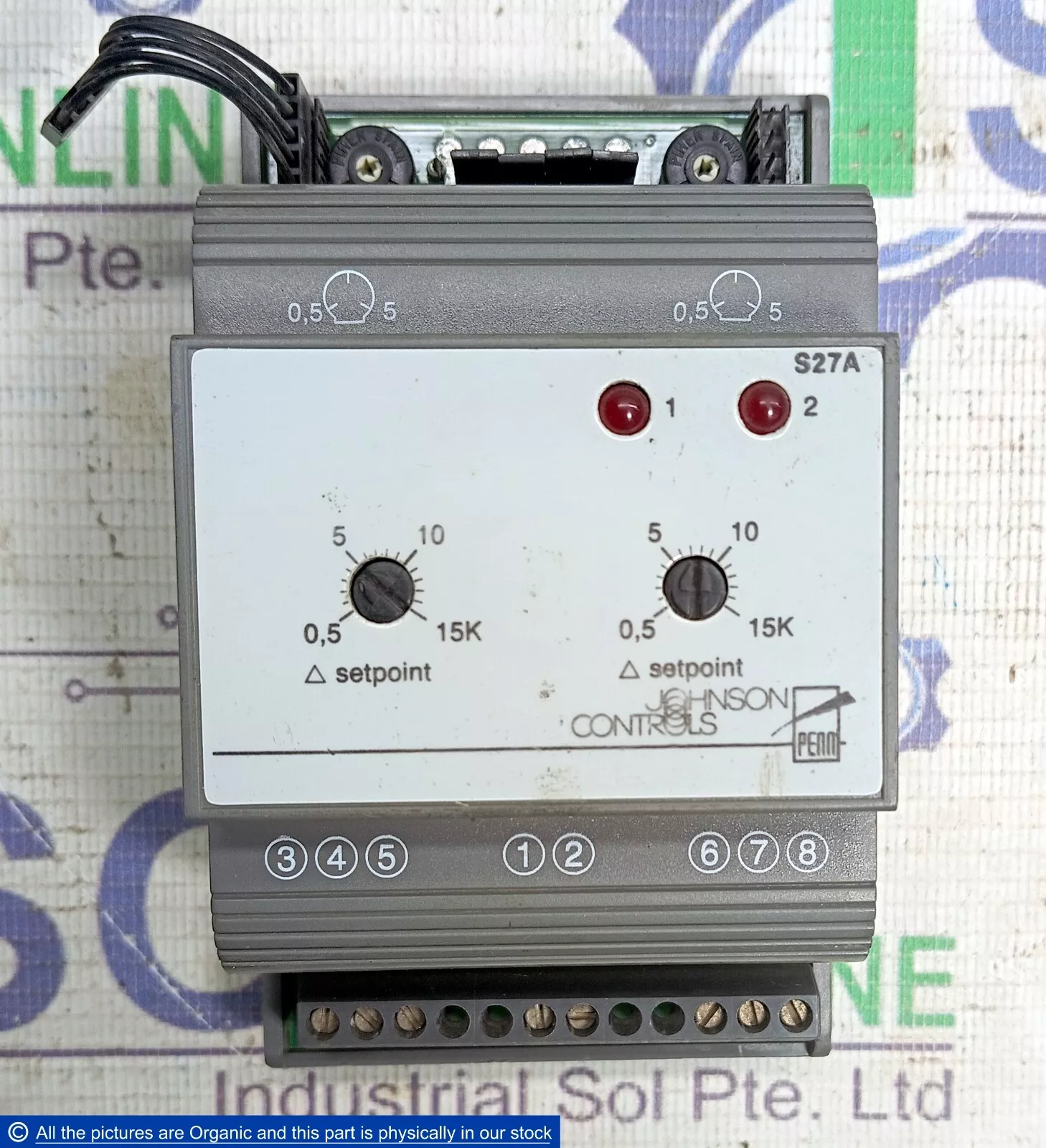 Johnson Controls S27A2 Stage Module Setpoint Thermostat Temperature ...