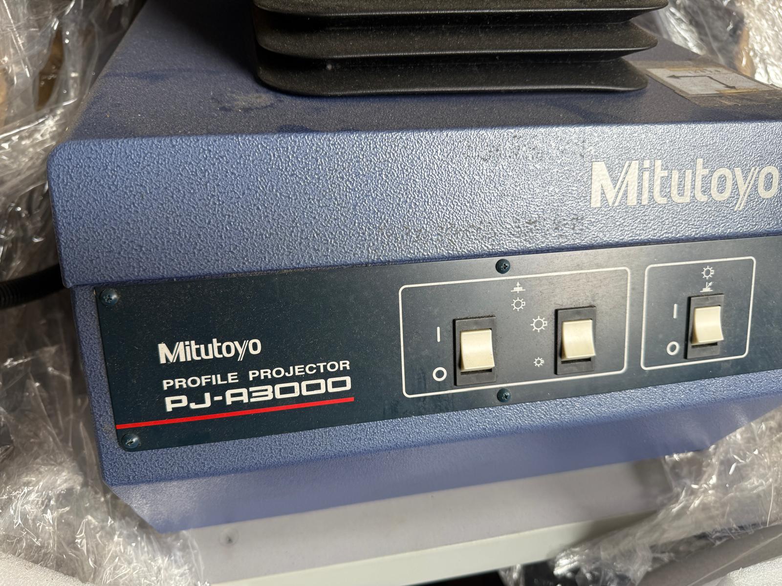 Mitutoyo PJ-A3000 Profile Projector 11.8" W/ 264-141E Data Processing ...