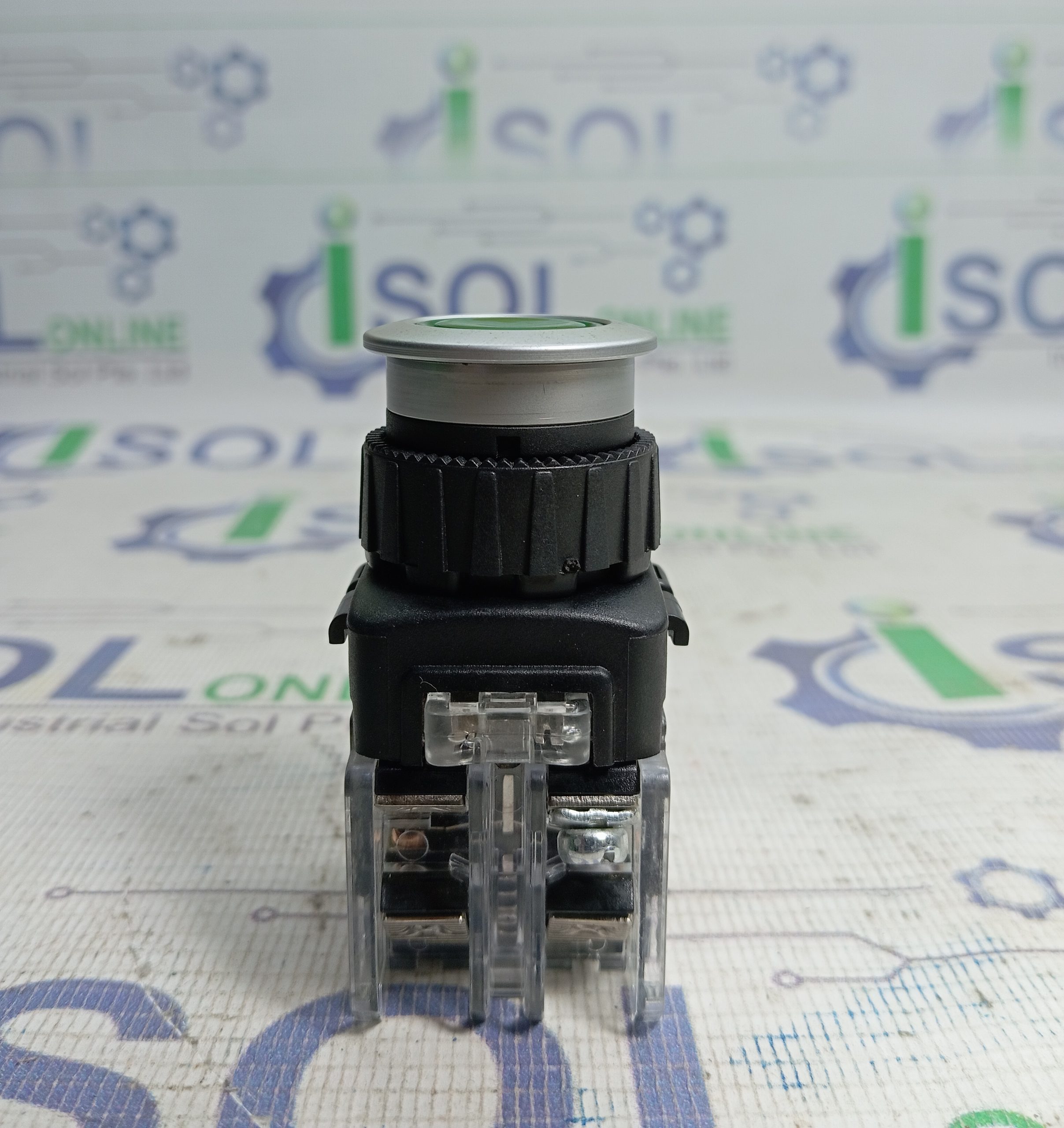 KG AUTO KGX-JMD21G LED Lamp Green Push Button Switch KG Series 12/24VDC ...