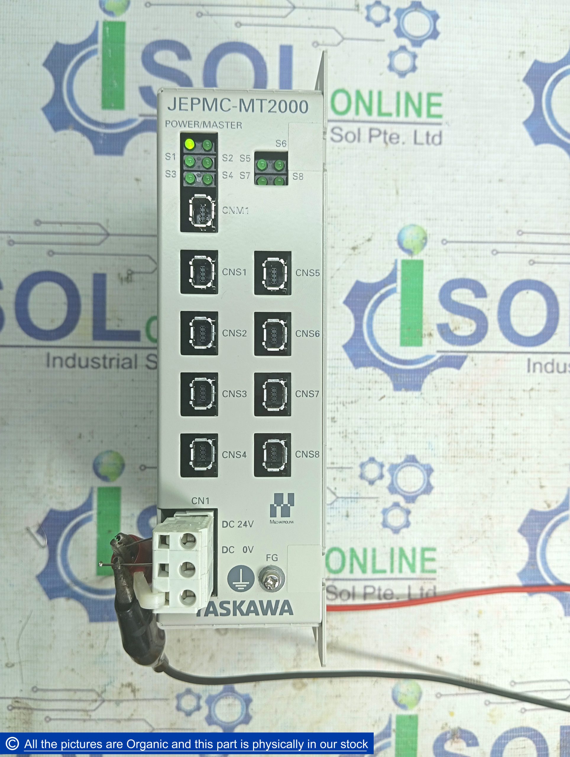 YASKAWA JEPMC-MT2000-E Ver A04 MECHATROLINK-III 8Port HUB Power/Master ...