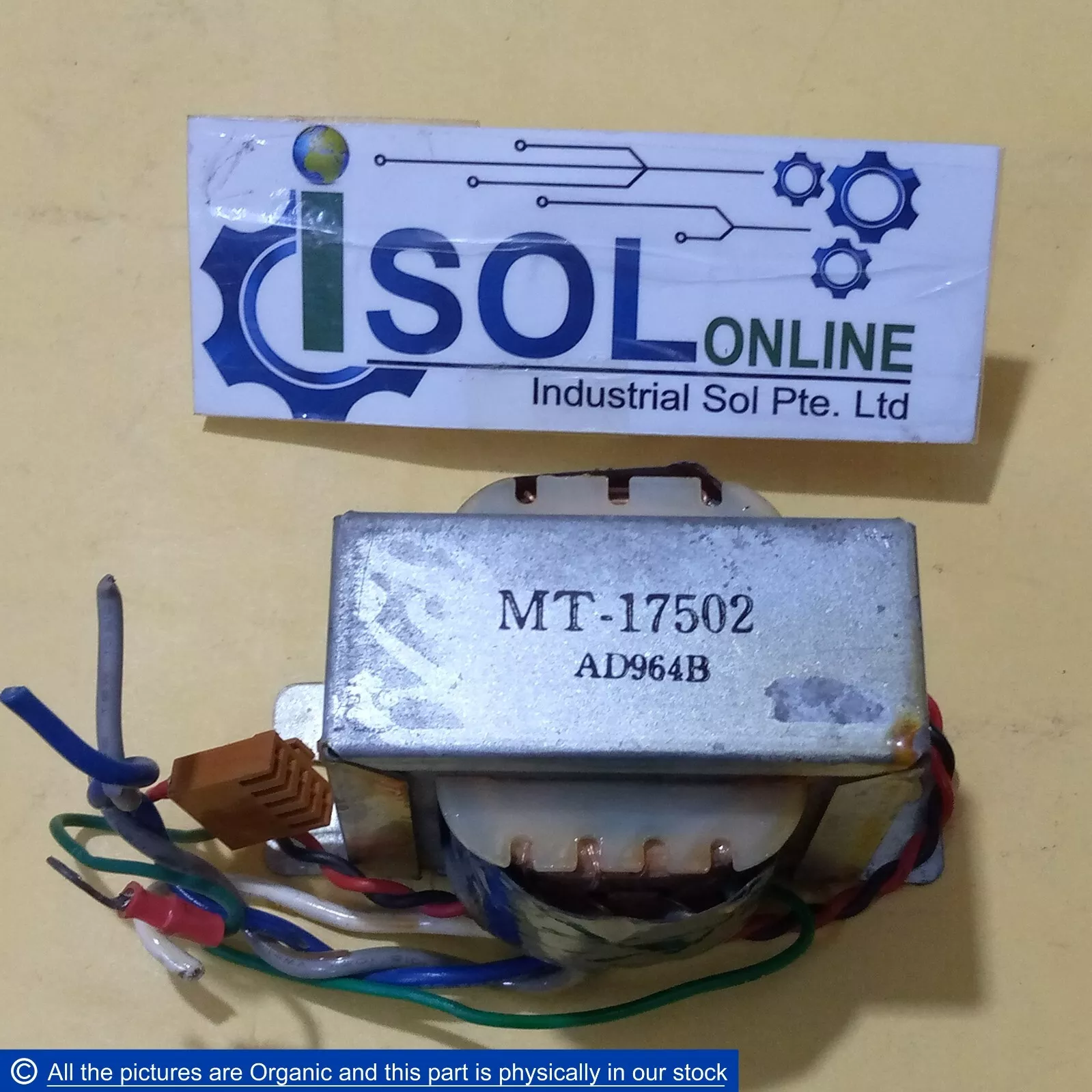 MT-17502 Iron Core Transformer AD964B 240V - 24V MT17502 - Industrial ...