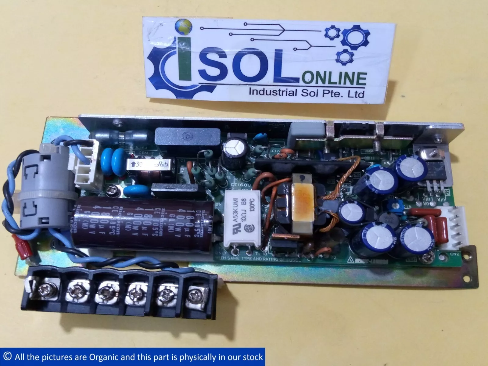 Nemic-Lambda SPS-600 Power Supply PC Board CTI600 TDK Lamda W/ Terminal ...