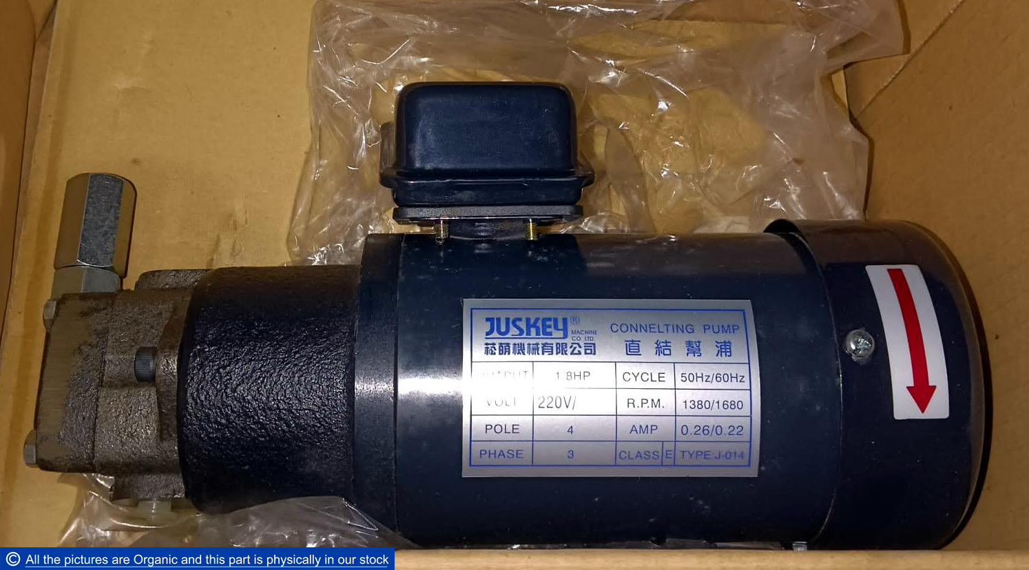 Nippon Oil Pump Juskey J-014 3 Phase Connecting Pump 220V Motor ...