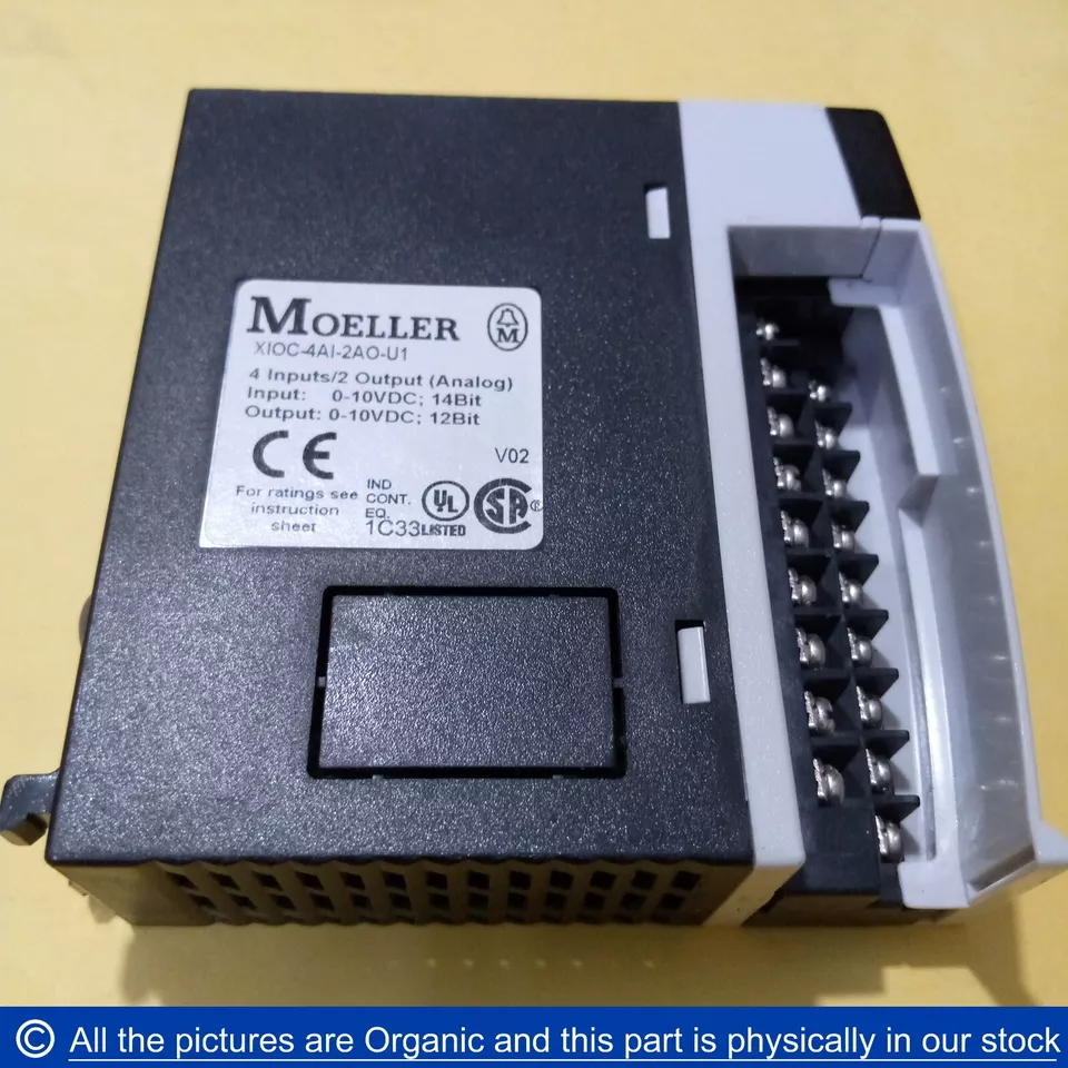 Moeller XIOC-4AI-2AO-U1 Analog I/O Module V02 4 Inputs 14 bit 2 Outputs ...