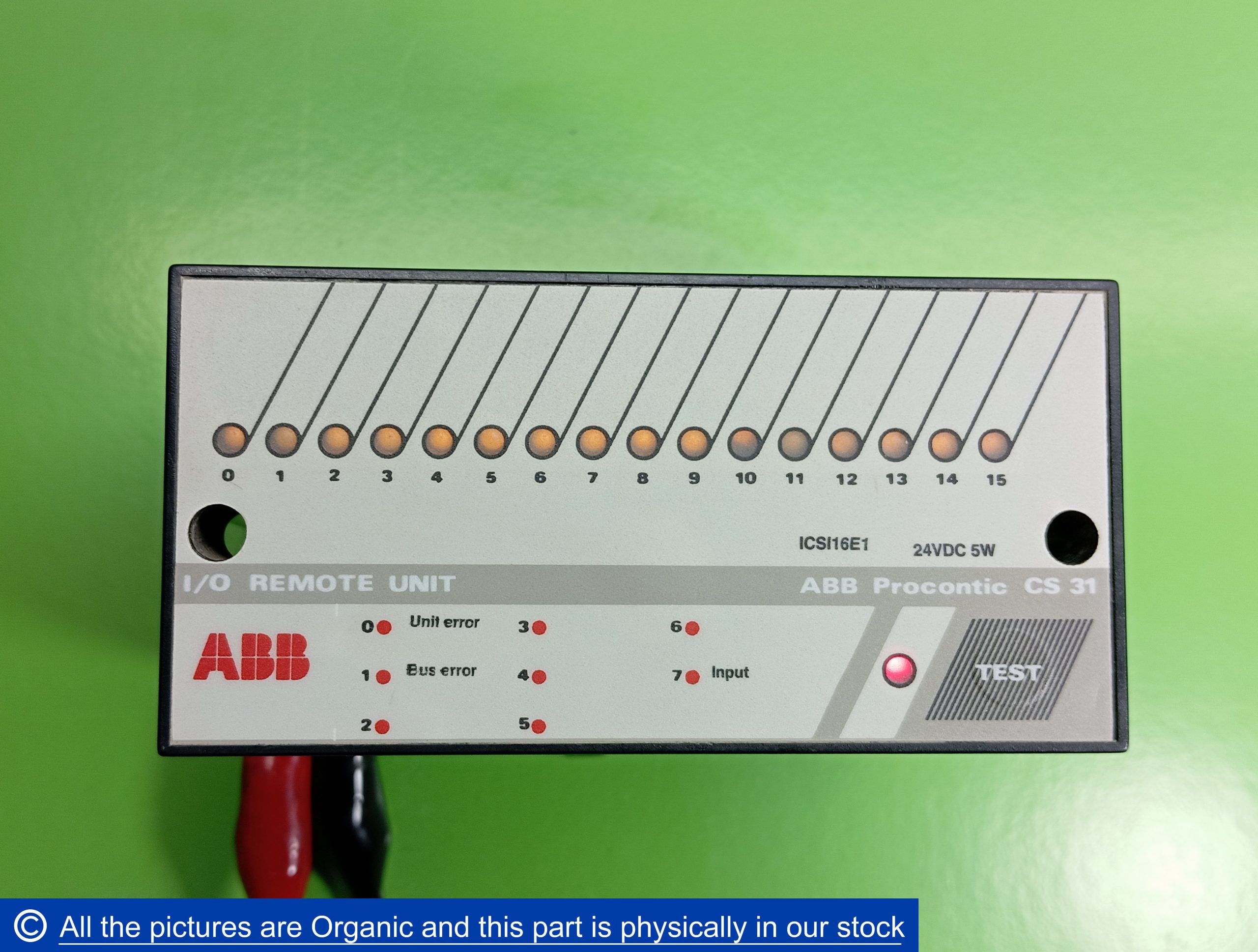 ABB Procontic CS 31 ICSI16E1 Analog I/O Remote Unit CS31 Automation System 24VDC - Industrial ...
