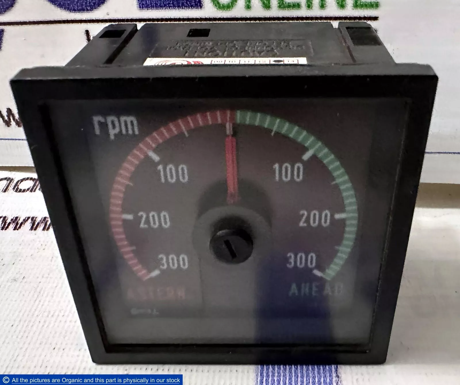 Complee Marine Engine RPM Indicator Gauge 0-300 RPM Astern & Ahead ...