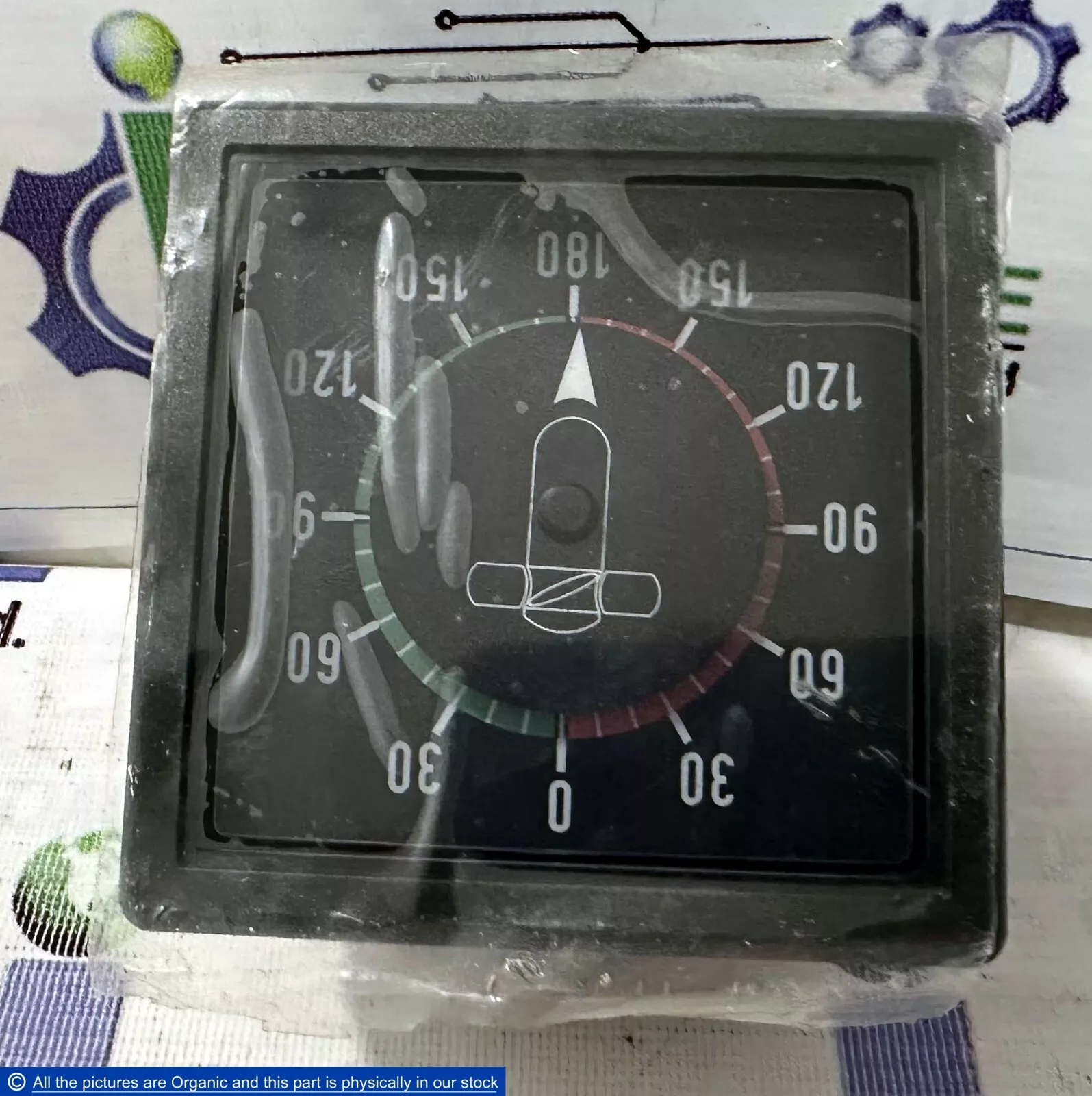 Complee KLY-X96 Rudder Angle Indicator KLYX96 180-0 Steering Position ...