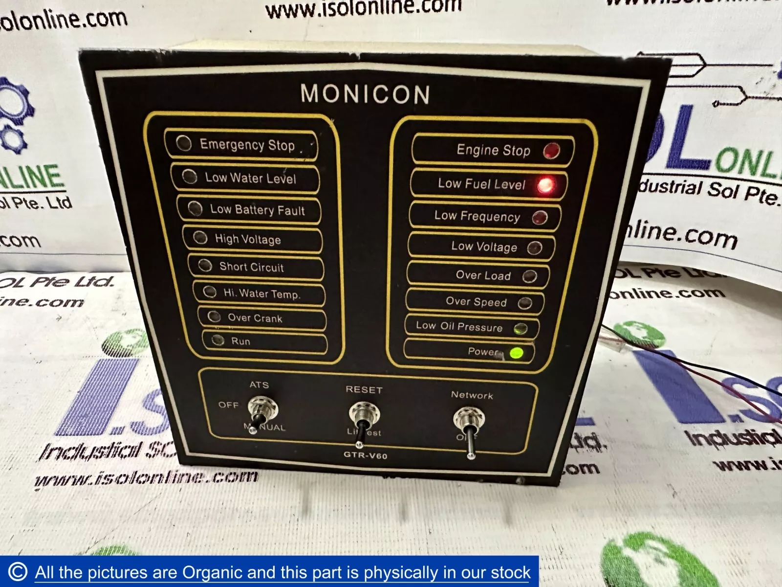 Monicon GTR-V60 Engine Generator Controller GTRV60 Generator Control ...