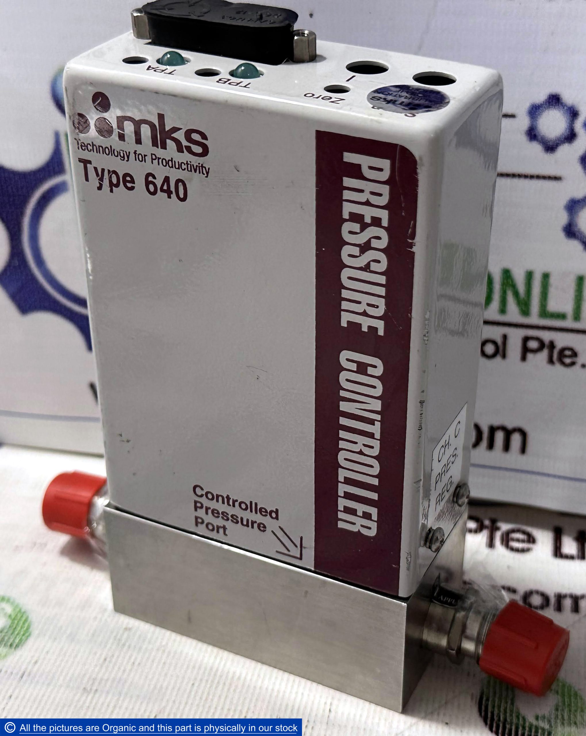 MKS 640A-27962 Pressure Controller 60 PSI 640 Series 640A27962 ...