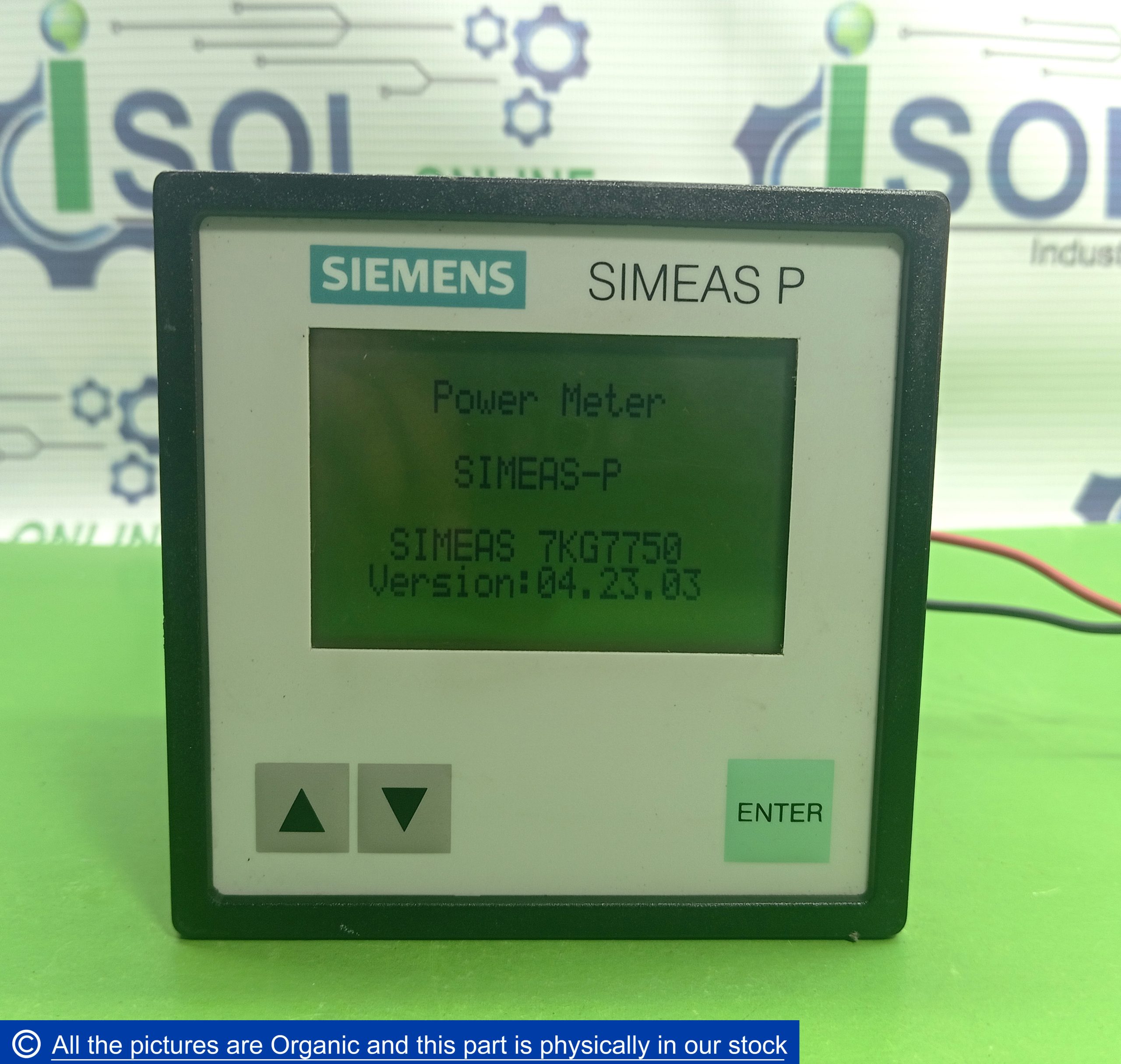 Siemens 7KG7750-0DA03-0AA1/DD SIMEAS P Power Meter Ver. 04.23.03 SIMEAS ...