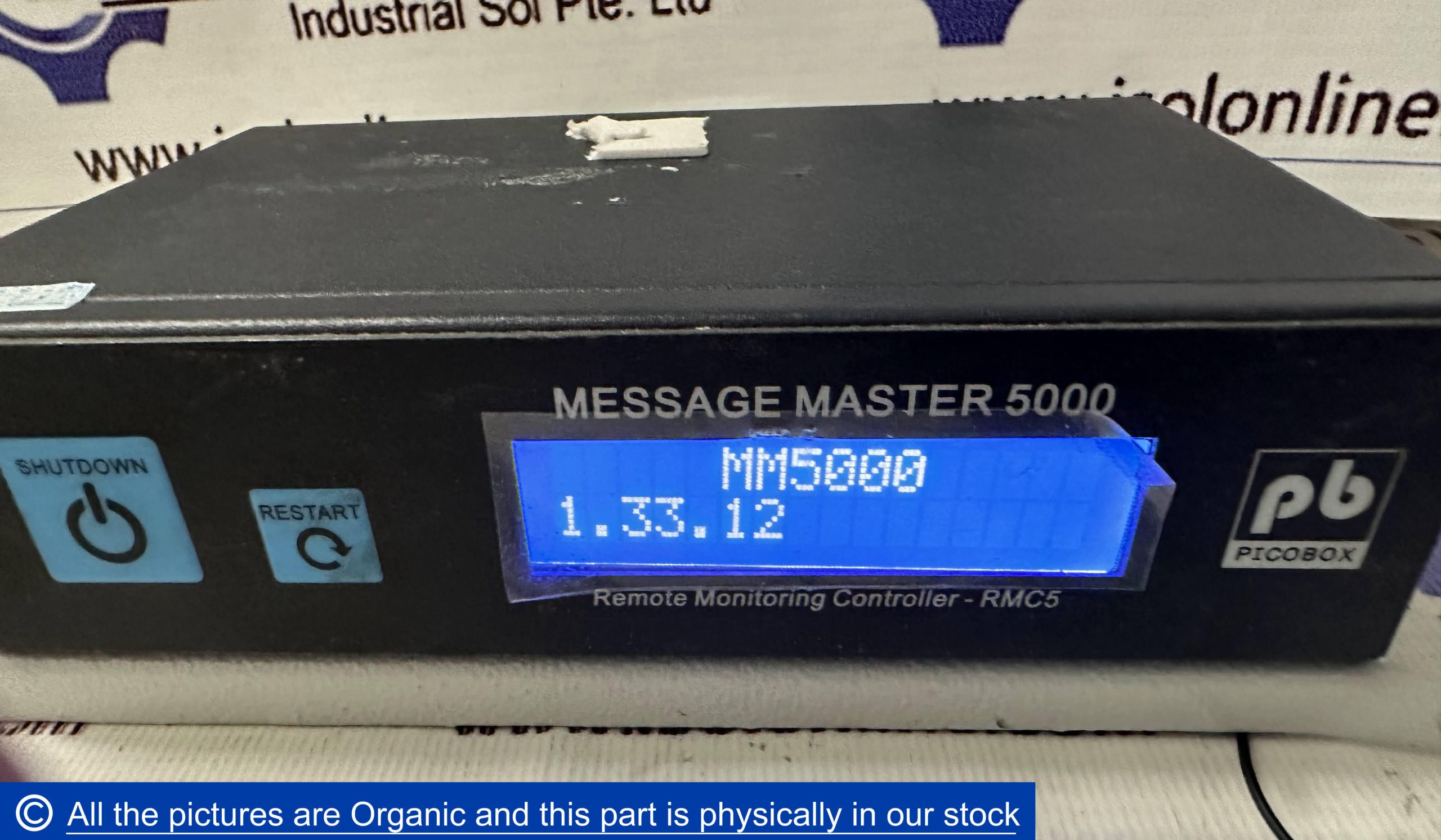 PICOBOX Message Master MM5000 Ver. 1.33.12 RMC5 Critical Alarm ...
