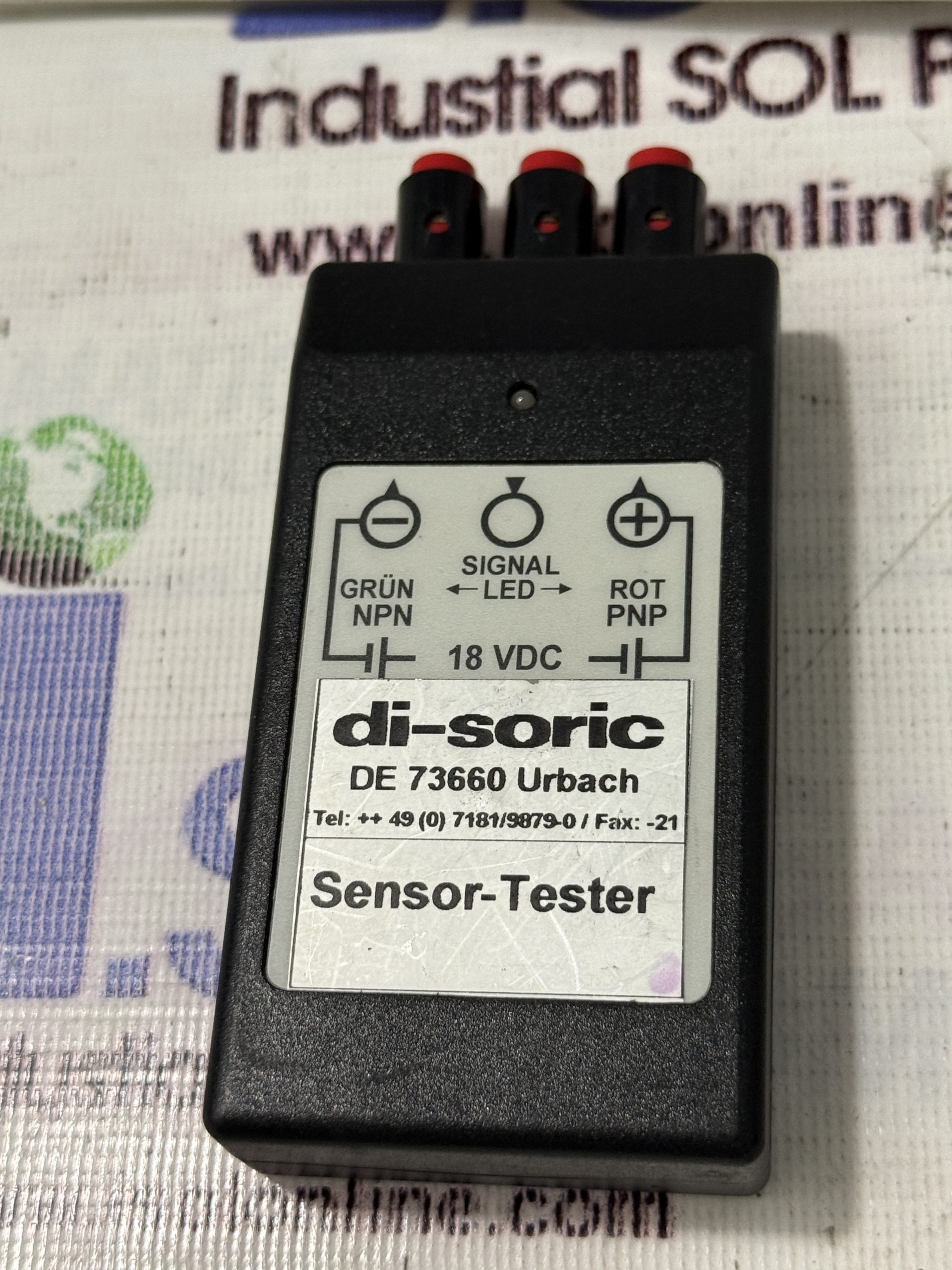 di-soric sensor tester for test proper functioning of pnp and npn ...