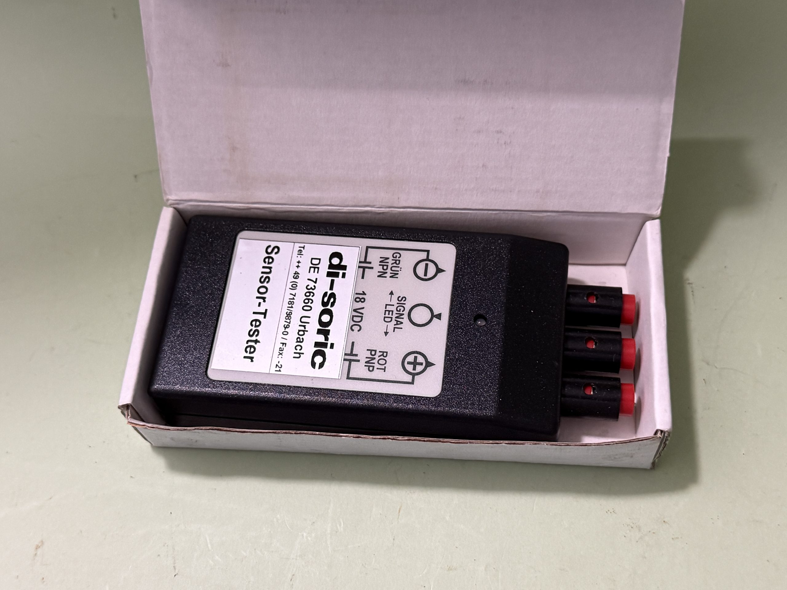 The sensor tester is used to test of pnp and npn sensors