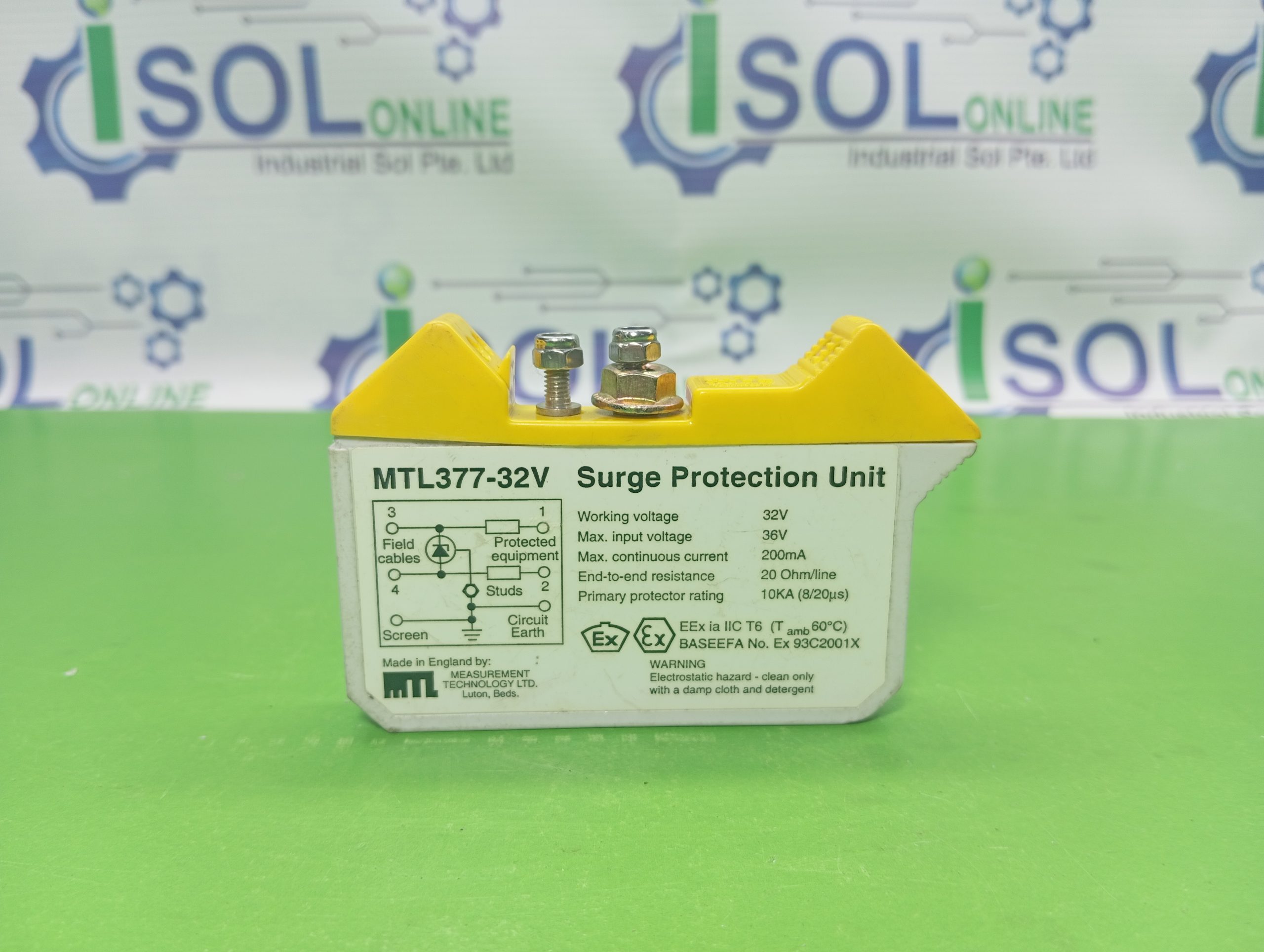 MTL MTL377-32V Surge Protection Unit MTL37732V Measurement Technology ...