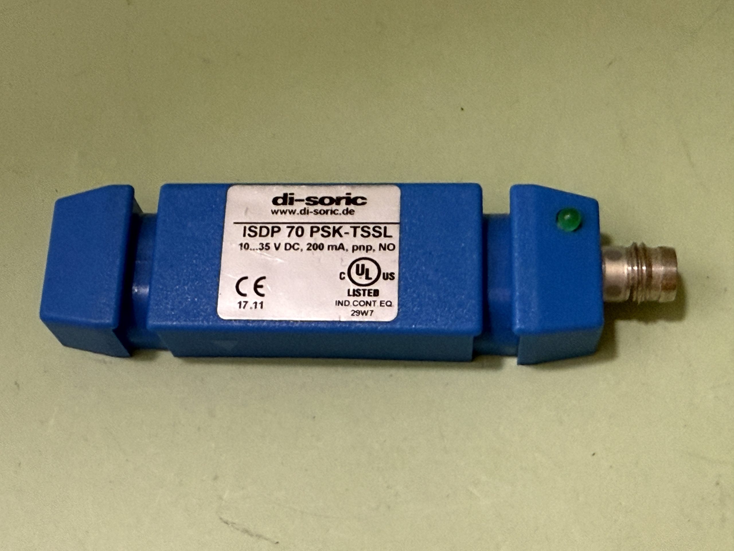 The DI-SORIC ISDP 70 PSK-TSSL is an inductive tube sensor