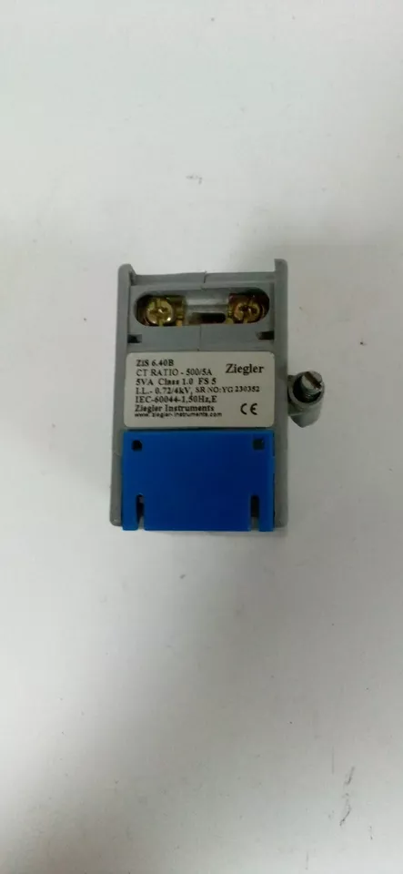 Ziegler ZIS 6.40B Window Current Transformer CT 500/5A Ziegler ...