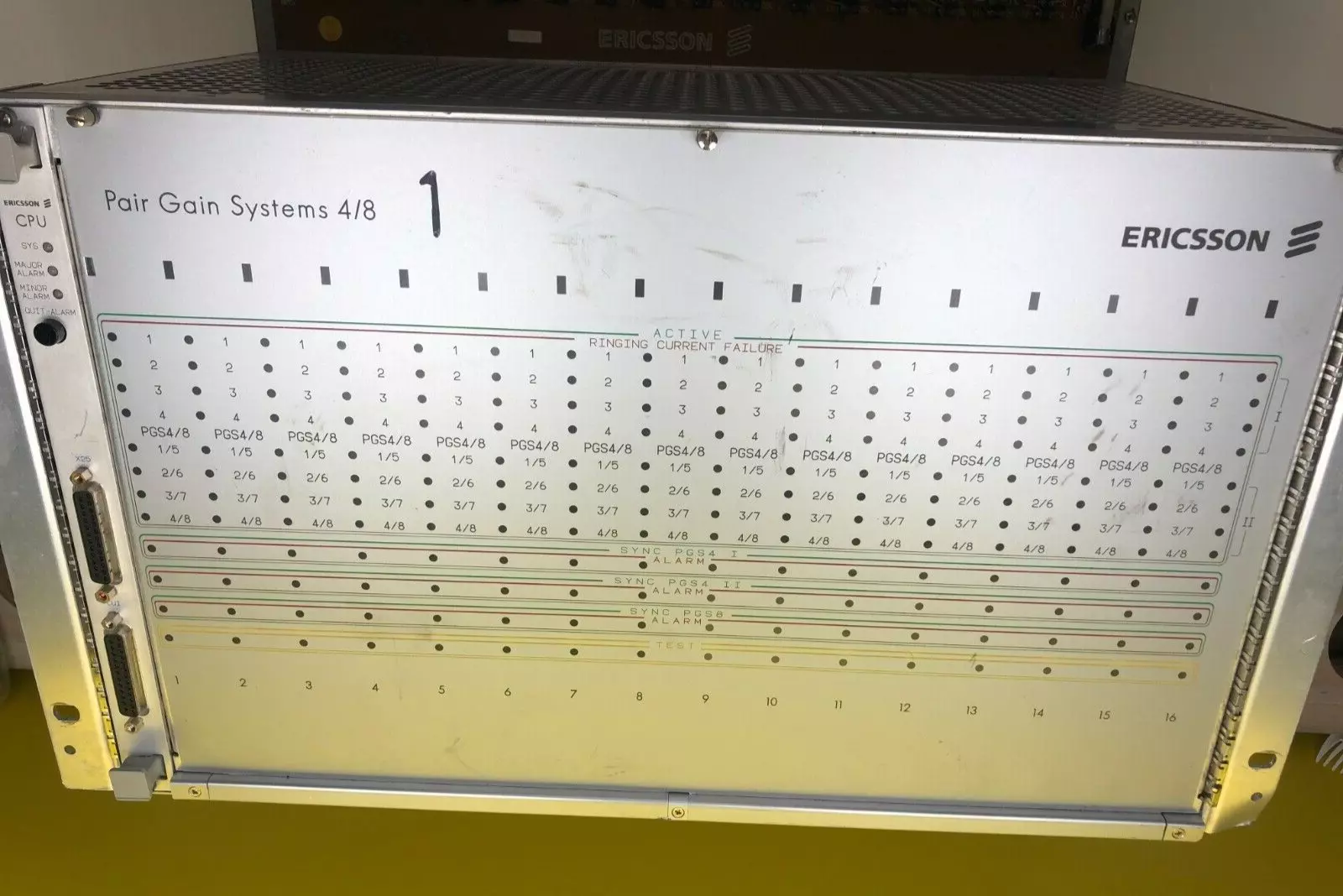 Ericsson Pair Gain System 4/8 BFLBS 101 02/1 R1A PB001390-/00 with CPU ...