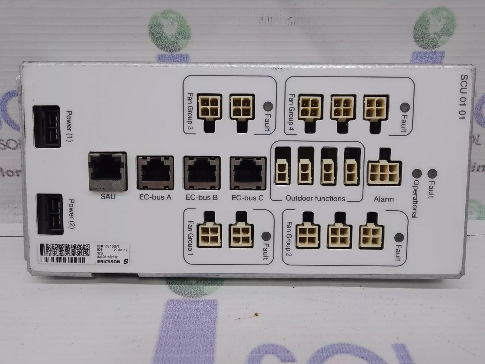 Ericsson SCU 01 01 BGM 135 1005/1 R2B 20101119 Support Control Unit ...