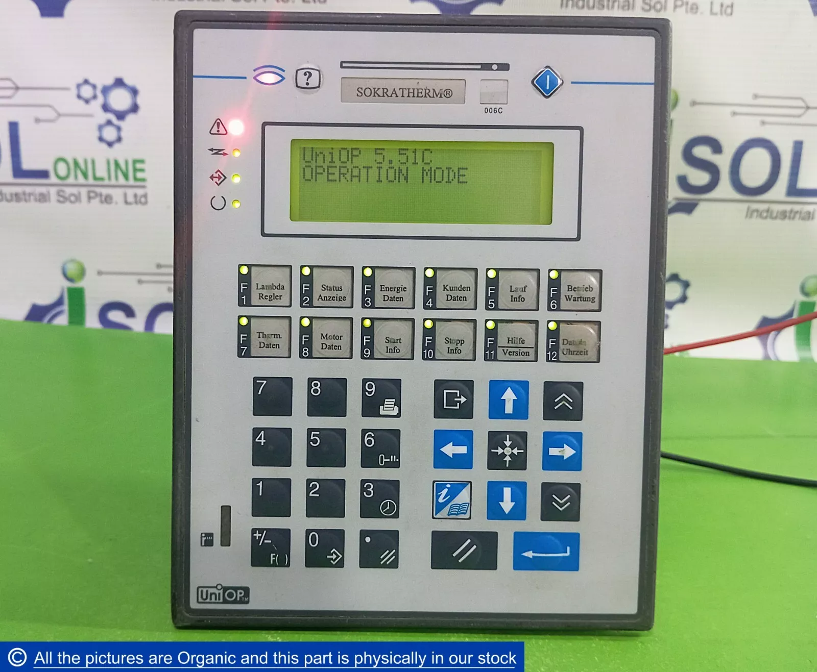 UniOP CP11G-04-0045 Panel SW Ver 5.51C FW32 Cogeneration unit ...