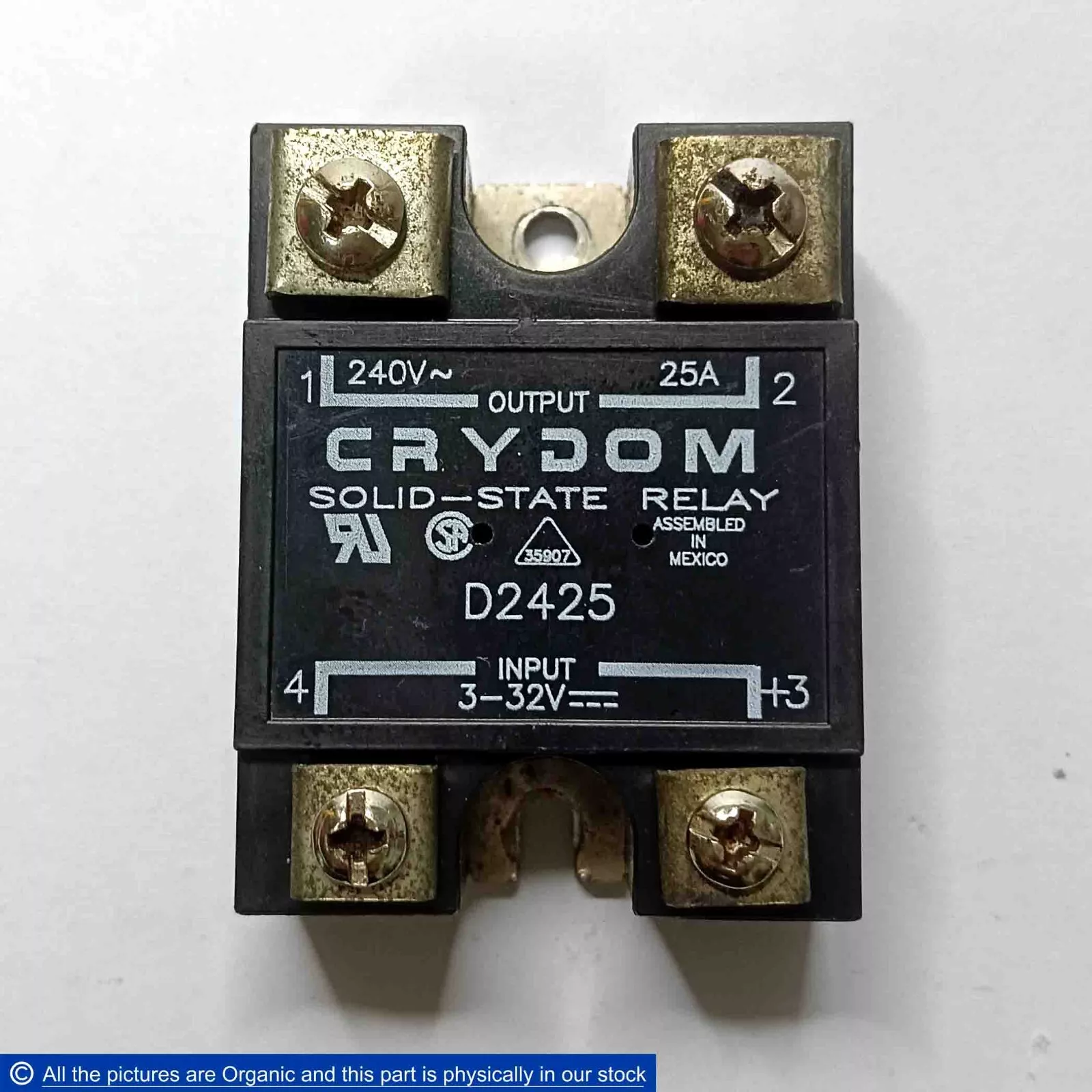 Crydom D2425 Solid State Relay 240VAC 25A Panel Mount SSR Sensata ...