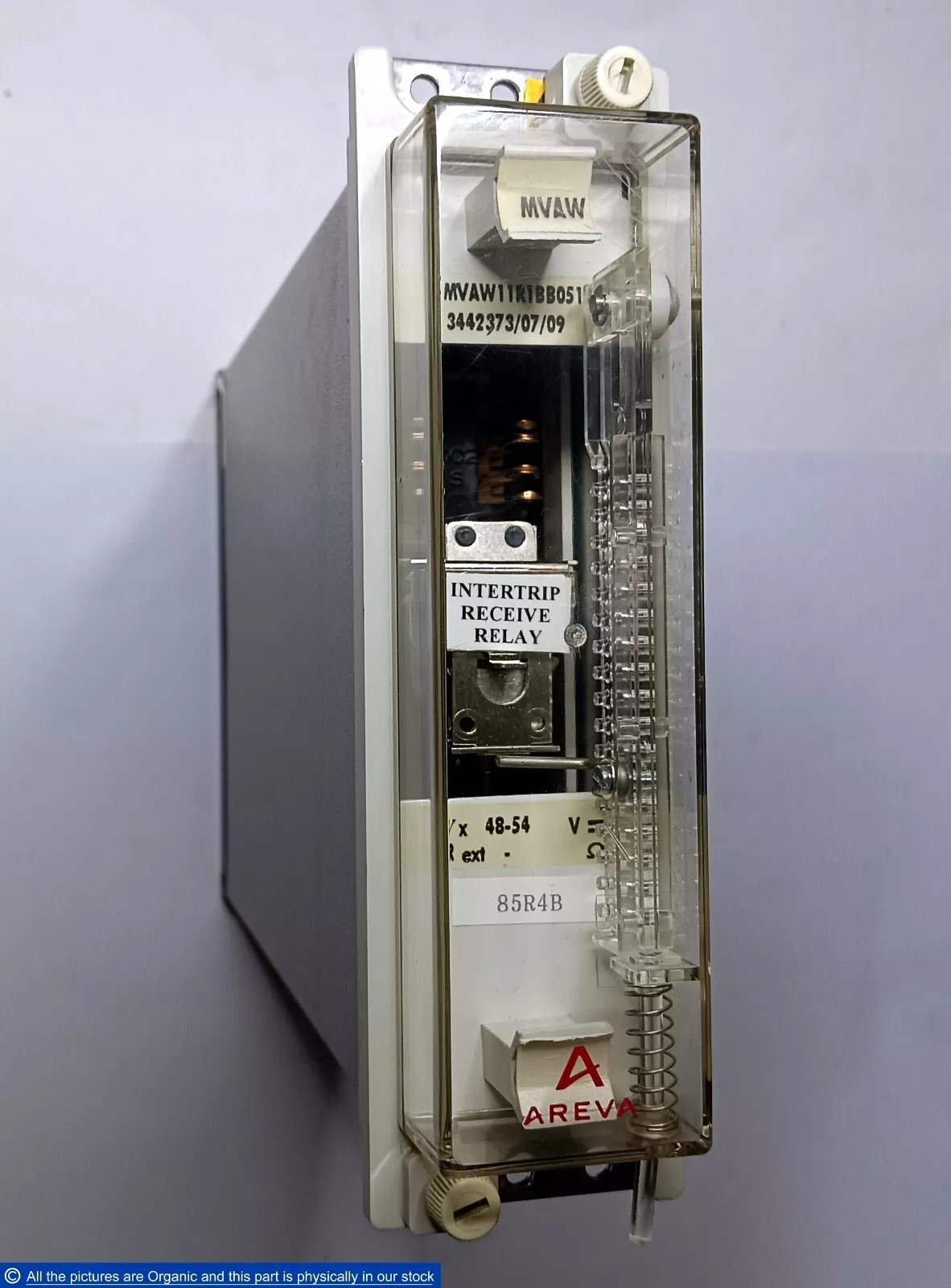 Areva MVAW11R1BB0513A Intertrip Receive Relay 3442373/07/09 MVAW-Series ...