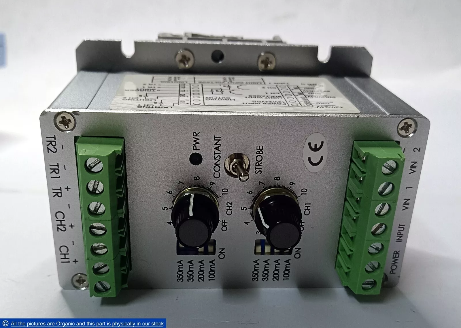 LUMEN PWR2-2000-CH2-A1DR Machine Vision Light Control Datacon DS9000e ...