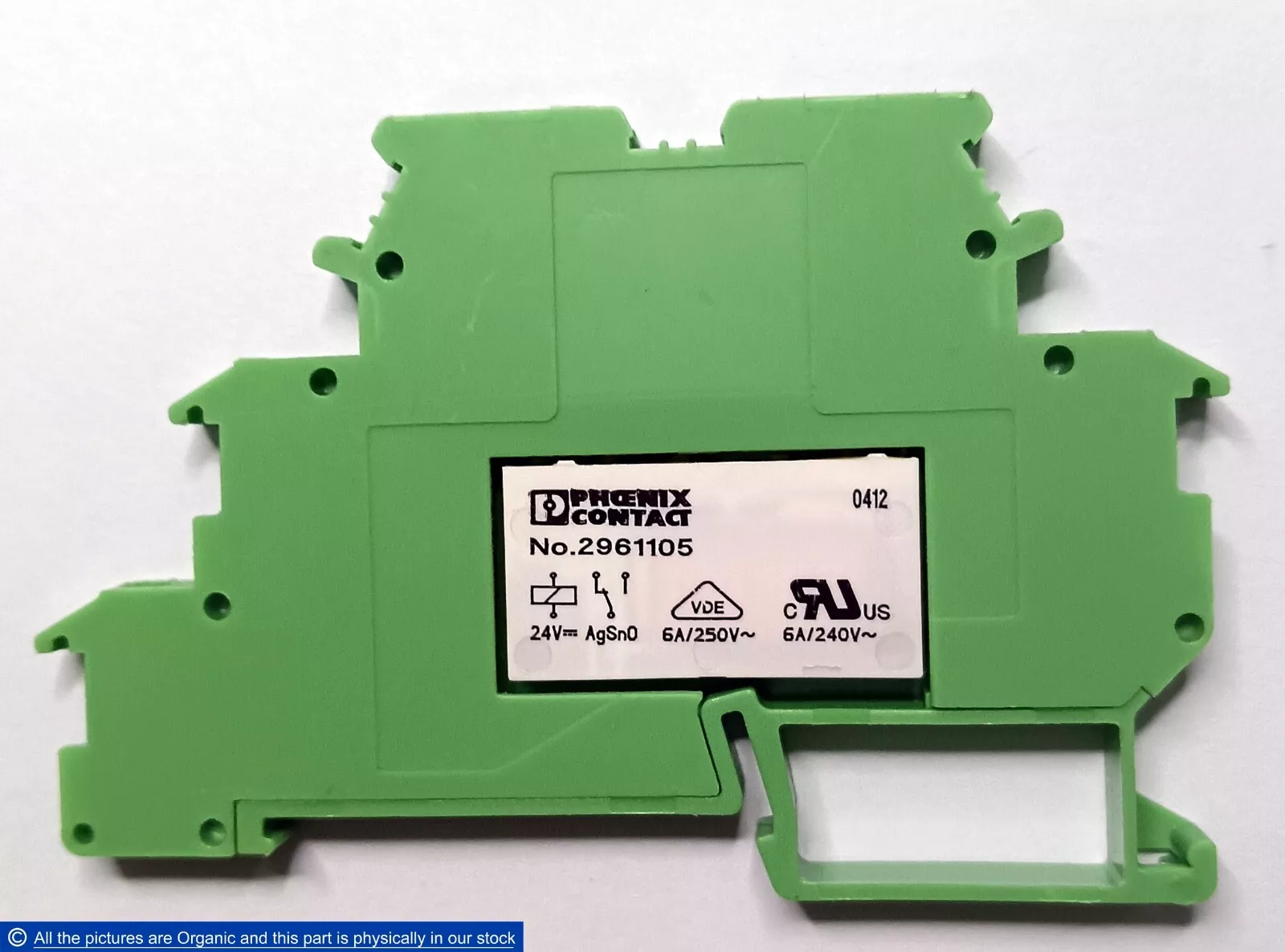 Phoenix Contact 2961105 Power Relay w/ DEK 1.5 DEK-REL-G24/21 Socket ...