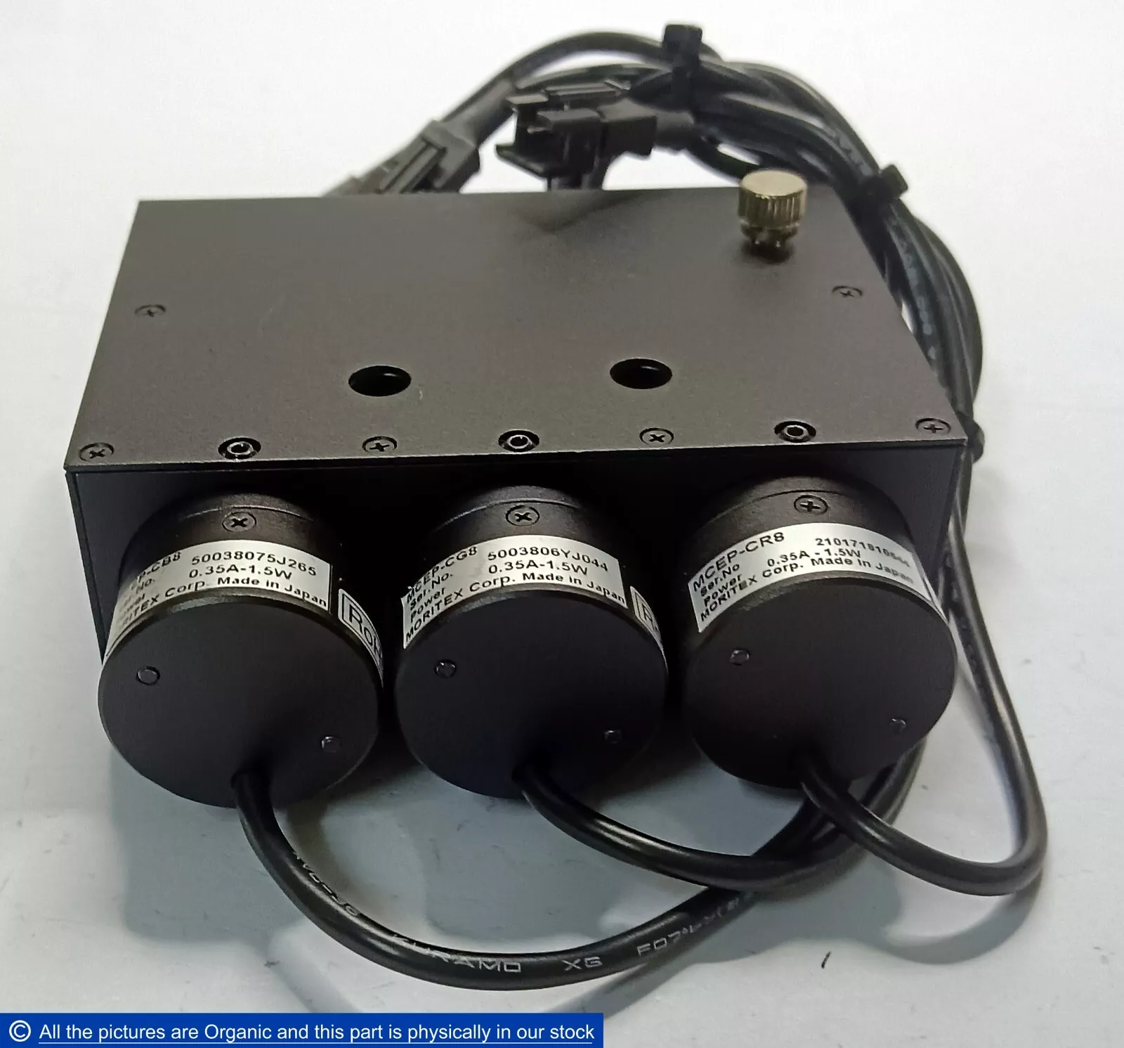 Moritex MCEP-CR8/CG8/CB8 RGB Spot Light Assy Datacon DS9000e Wafer Die ...