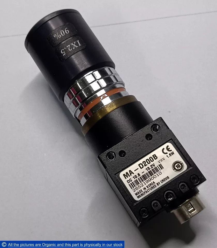 CREVIS MA-D200B Machine Vision Camera with Lens Veeco IX2.5 90% C-Mount ...