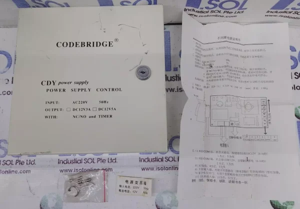 Hiview Codebridge CDY Power Supply Control Cabinet 12V 3A Door Control ...