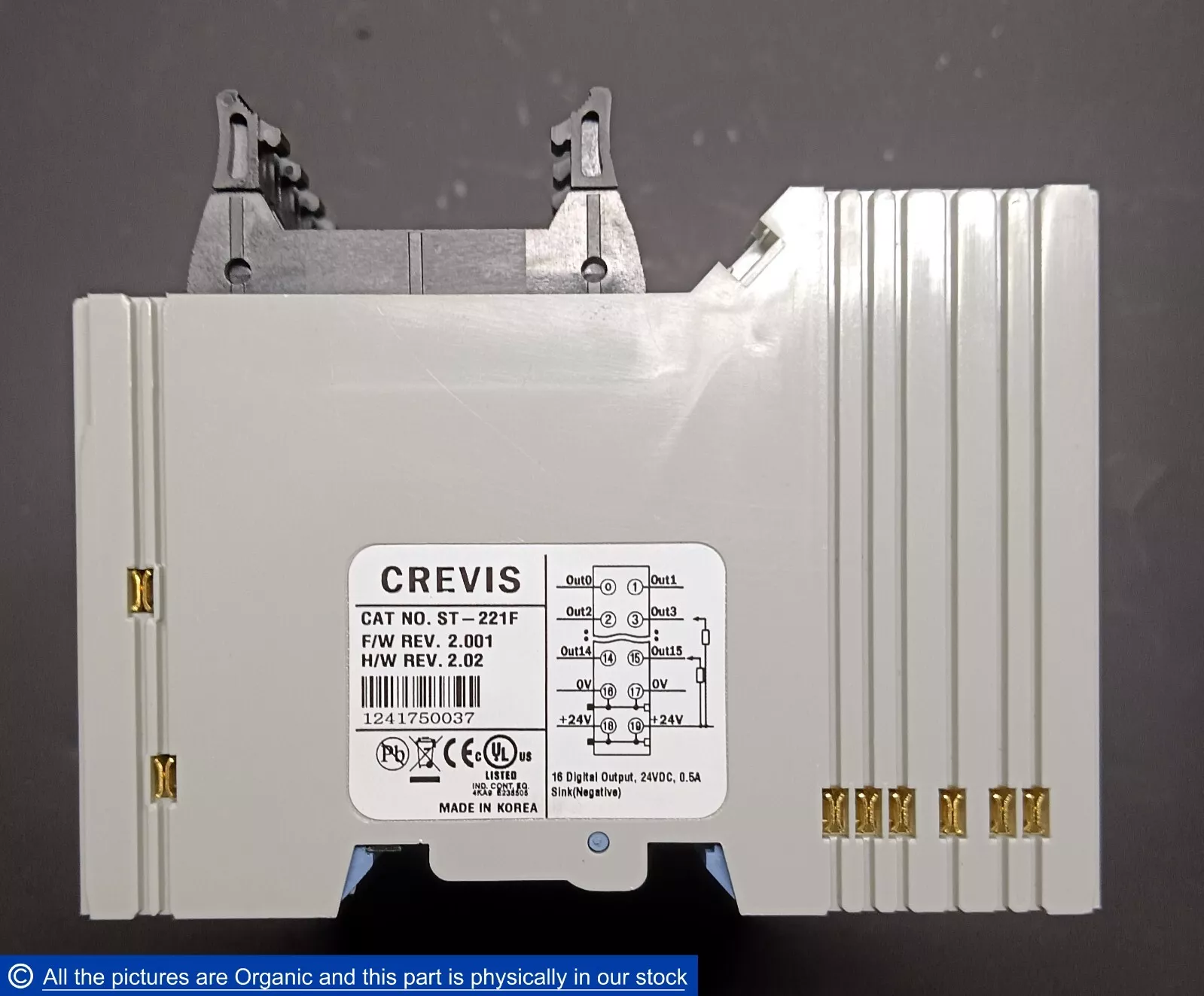 Crevis ST-221F 16-Point Digital Output Module F/W Rev 2.001 H/W Rev 2. ...