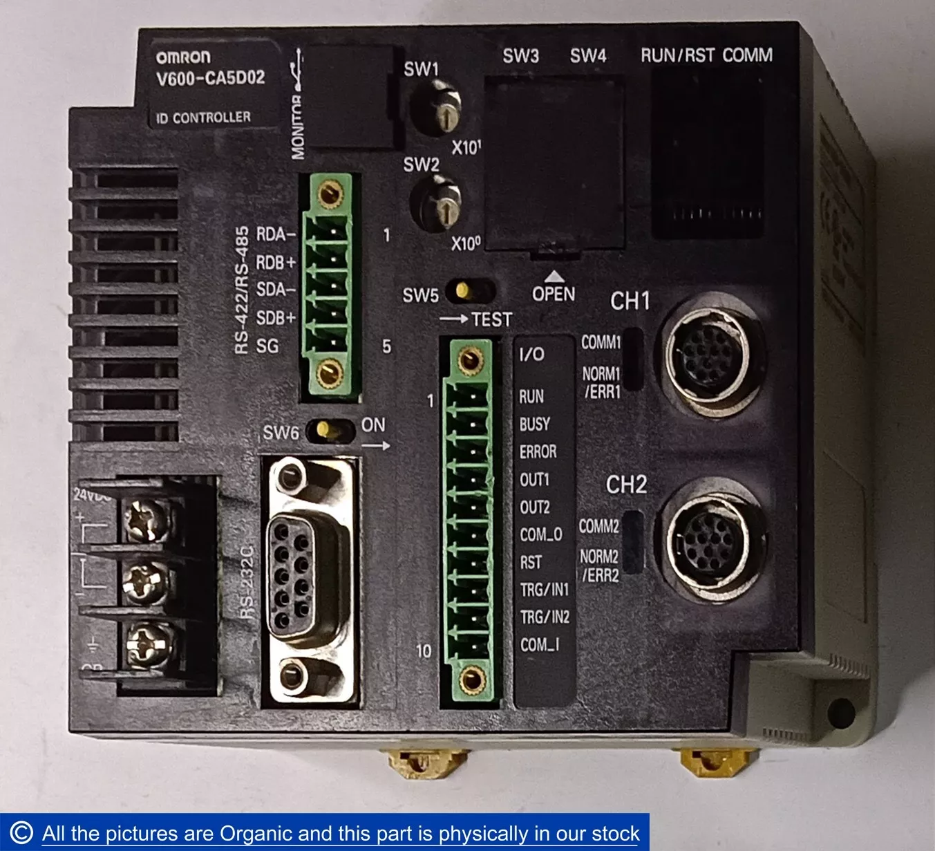Omron V600-CA5D02 ID Controller V600 Series RFID System 24VDC 0.8A Japan - Industrial SOL Pte Ltd