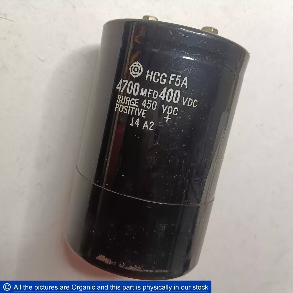 Hitachi HCGF5A Electrolytic Capacitor 4700MFD 400VDC HCG F5A For Industrial Apps - Industrial ...