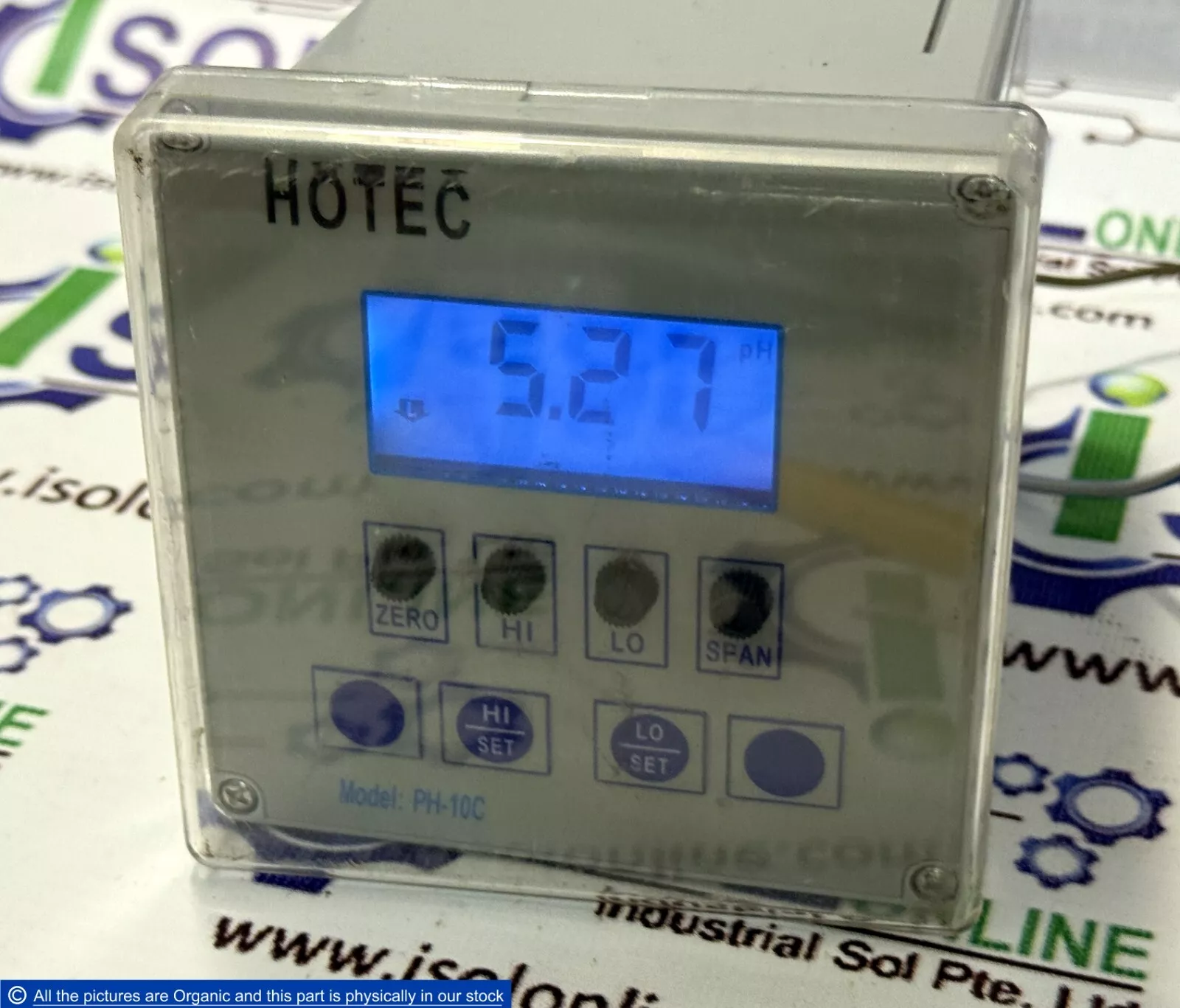 Hotec PH-10C pH Transmitter and Controller 0-14 pH PH10C Industrial pH Analyzer - Industrial SOL ...