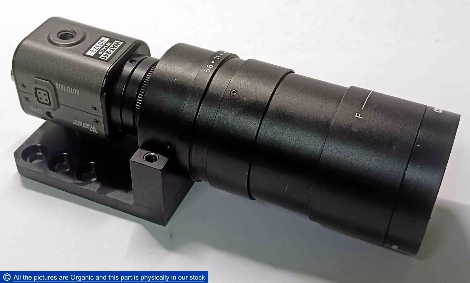 Watec WAT-241 Color CCD Camera W140P W/ Computar Macro 10X Lens ...