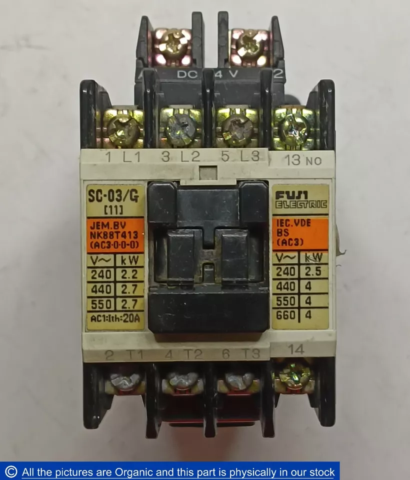 Fuji SC-03/G Magnetic Contactor 4GC0A0 SC-Series Motor Starter Japan ...