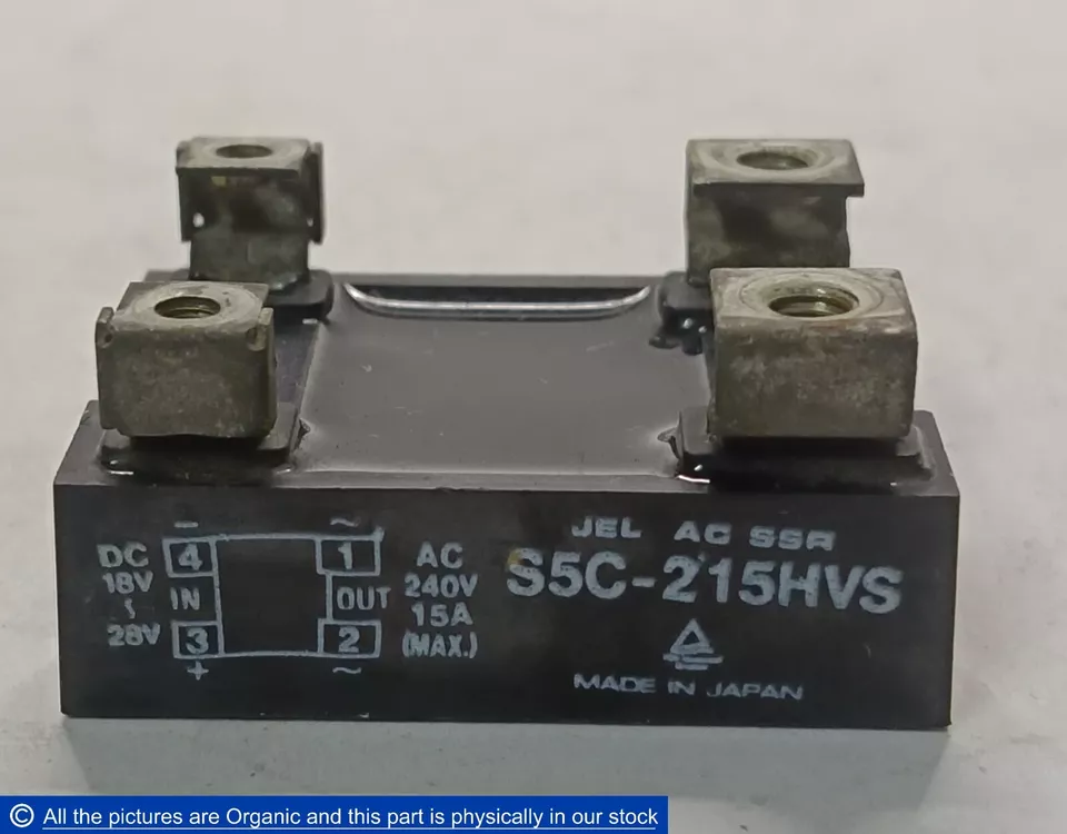 Jel System S5C-215HVS AC SSR Solid State Relay S5C215HVS 240VAC 15A Max ...