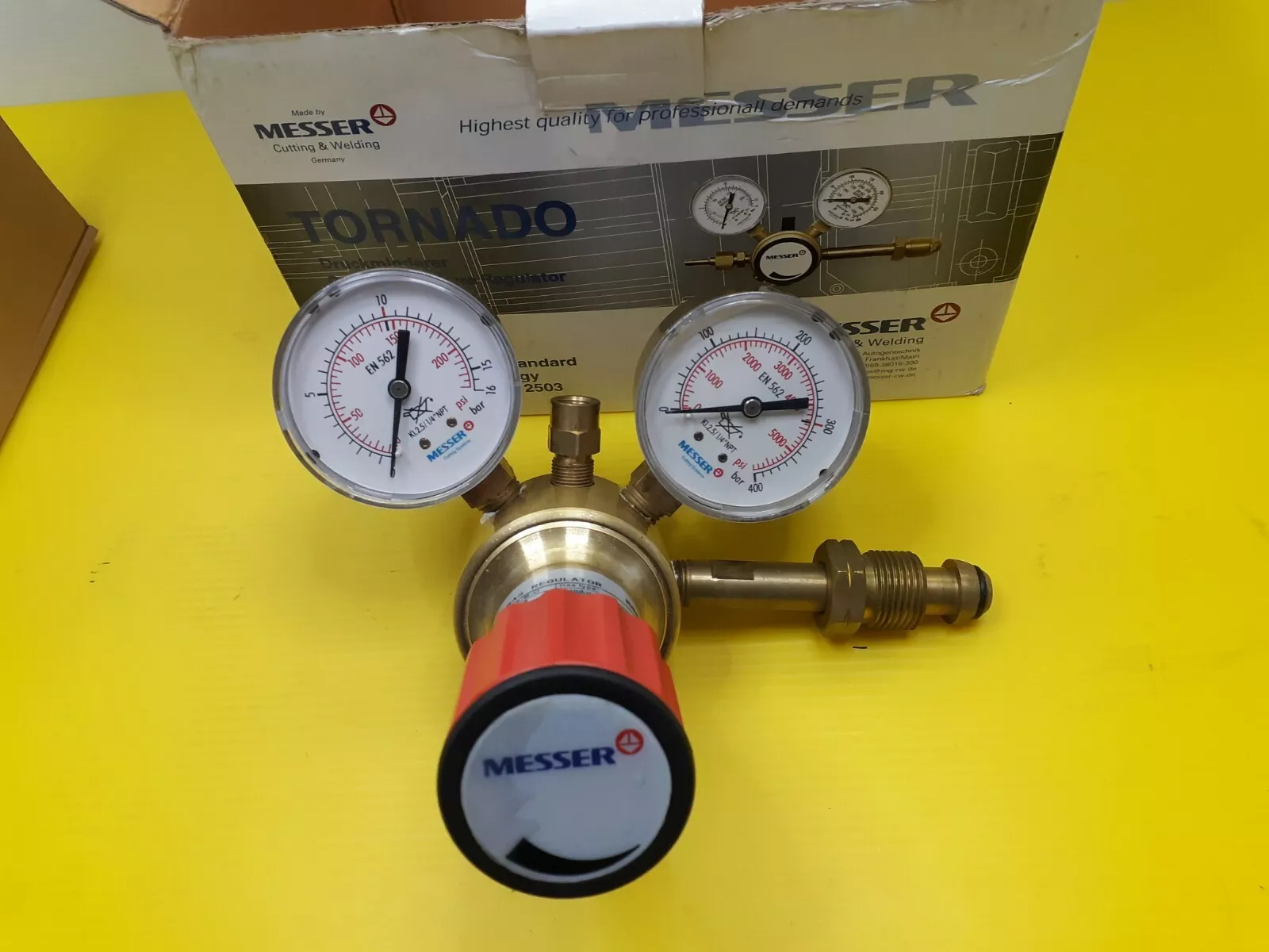 Messer Tornado RS/B-0 770.51869 compressed gas regulator cutting ...