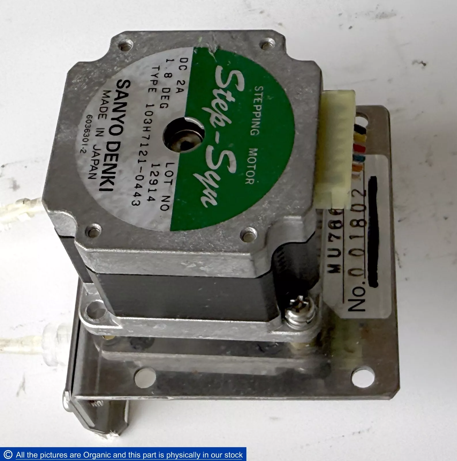 Beckman Coulter MU7666 Peristaltic Pump Sanyo Denki 103H7121-0443 Step ...