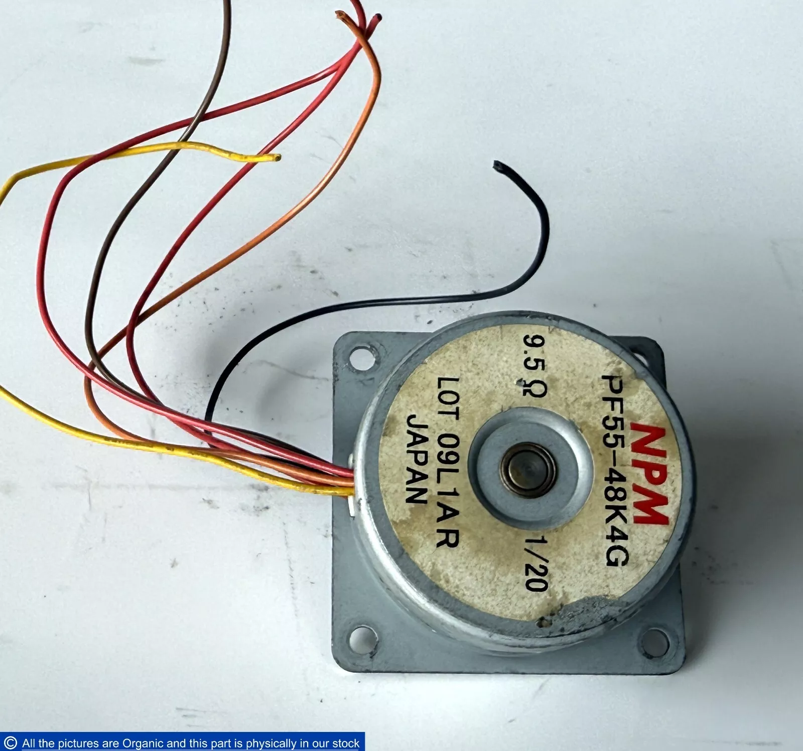 Nippon Pulse Motor NPM PF55-48K4G Stepper Motor 9.5 Ohm BC Chemistry ...