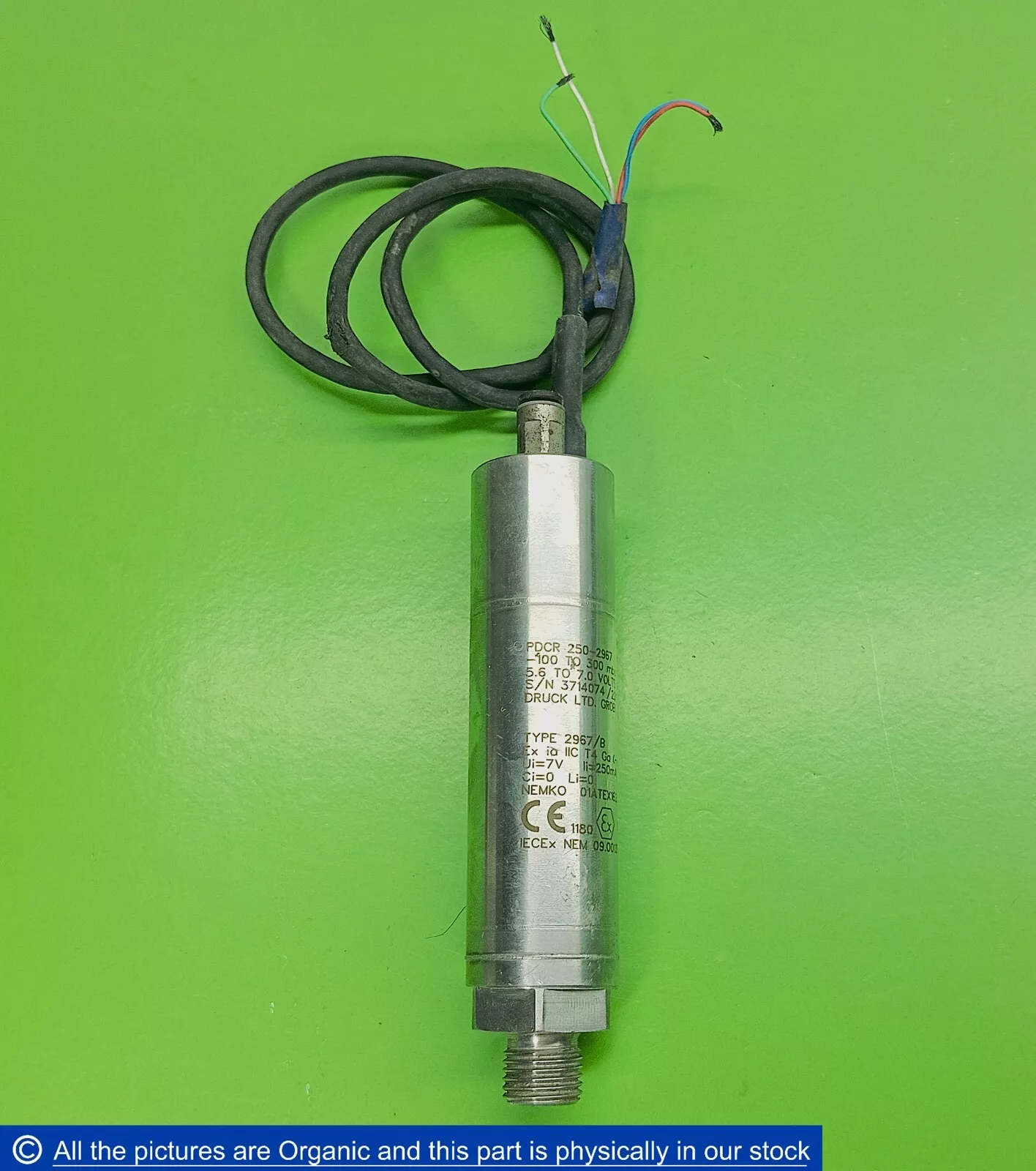 Druck PDCR 250-2967 Pressure Sensor Type 2967/B -100 To 300 mbar Marine ...